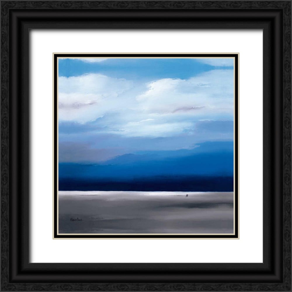 Paus, Hans 26x26 Black Ornate Wood Framed with Double Matting Museum ...