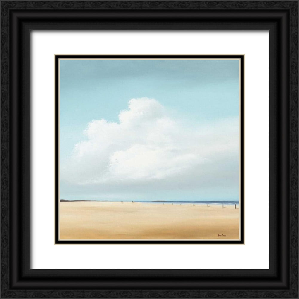 Paus, Hans 26x26 Black Ornate Wood Framed with Double Matting Museum ...