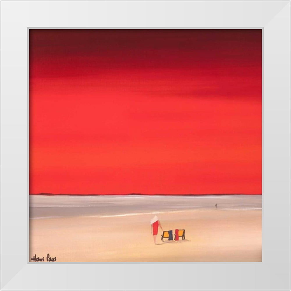 Paus, Hans 26x26 White Modern Wood Framed Museum Art Print Titled ...