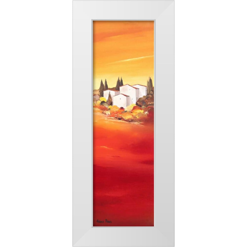 Paus, Hans 7x14 White Modern Wood Framed Museum Art Print Titled ...