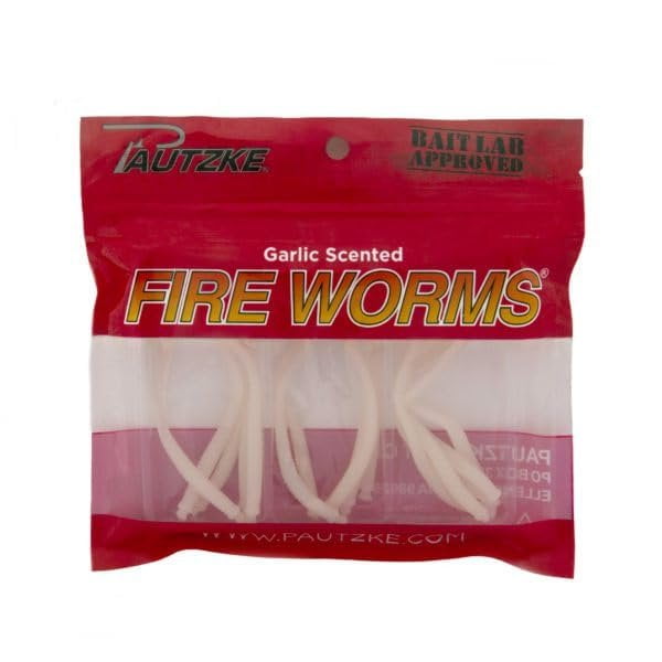 Pautzke Bait Co. Fire Worms - Garlic Scented, Glow-in-The-Dark Fishing ...