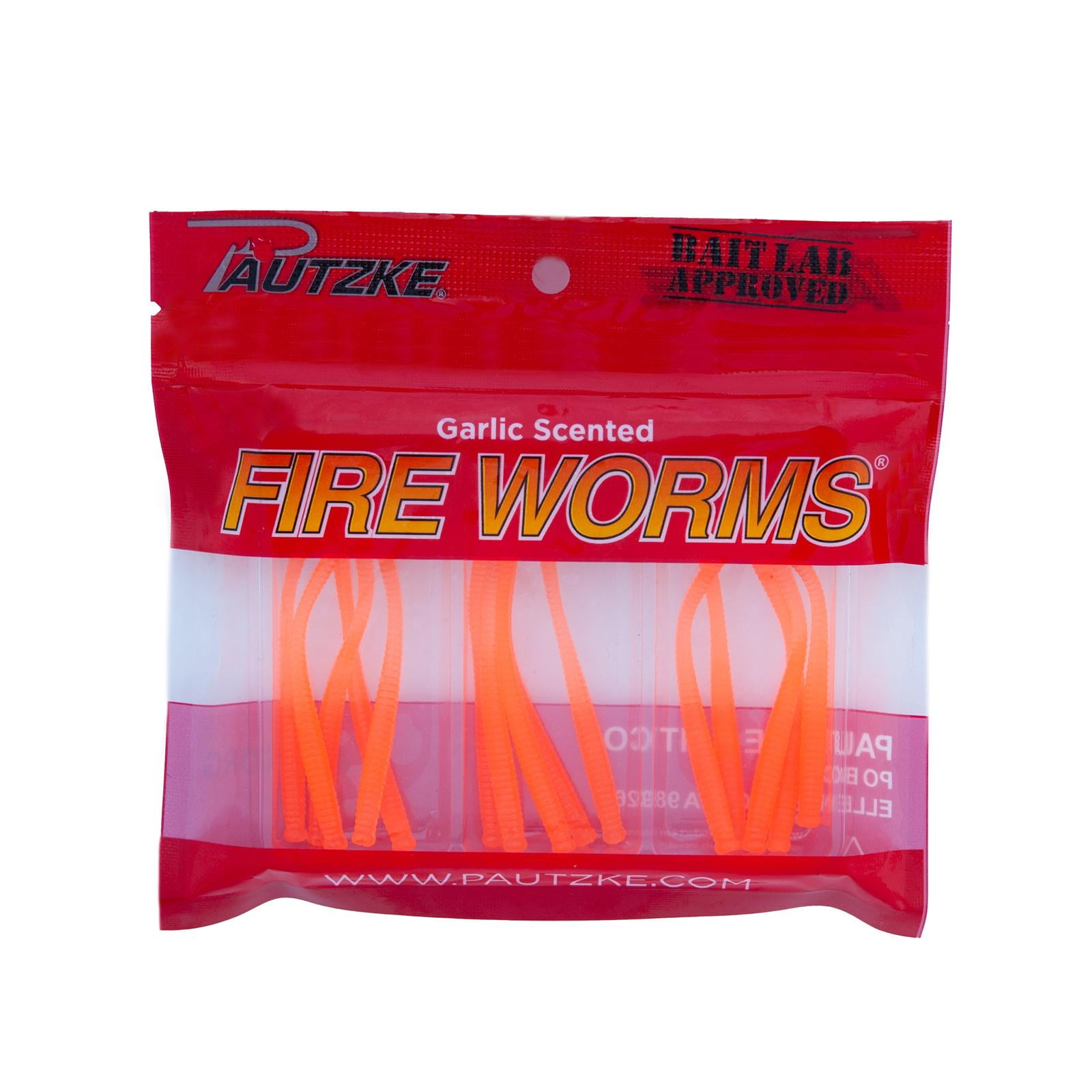 Pautzke FWORM/ORG Fire Worms Orange, 15 Count, 2 ? inches - Walmart.com