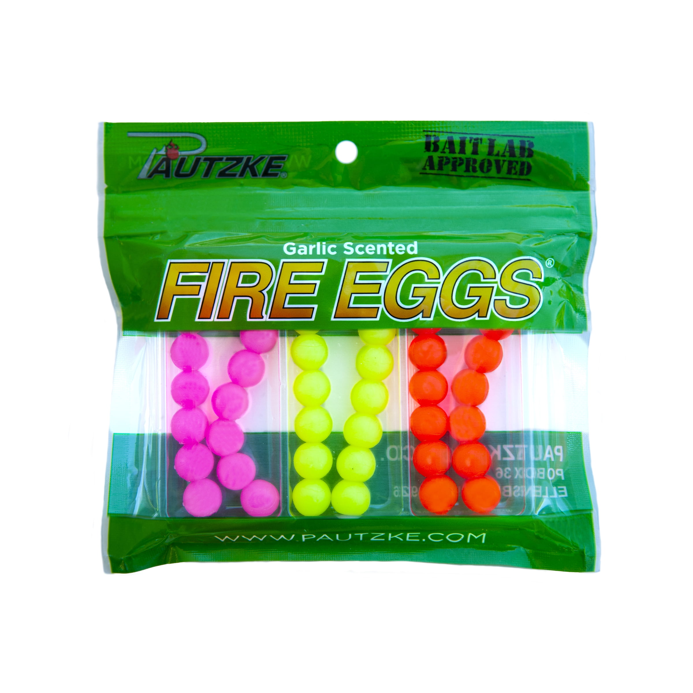 Pautzke Fire Eggs Variety Pack - Pink, Chartreuse, Red - Walmart.com
