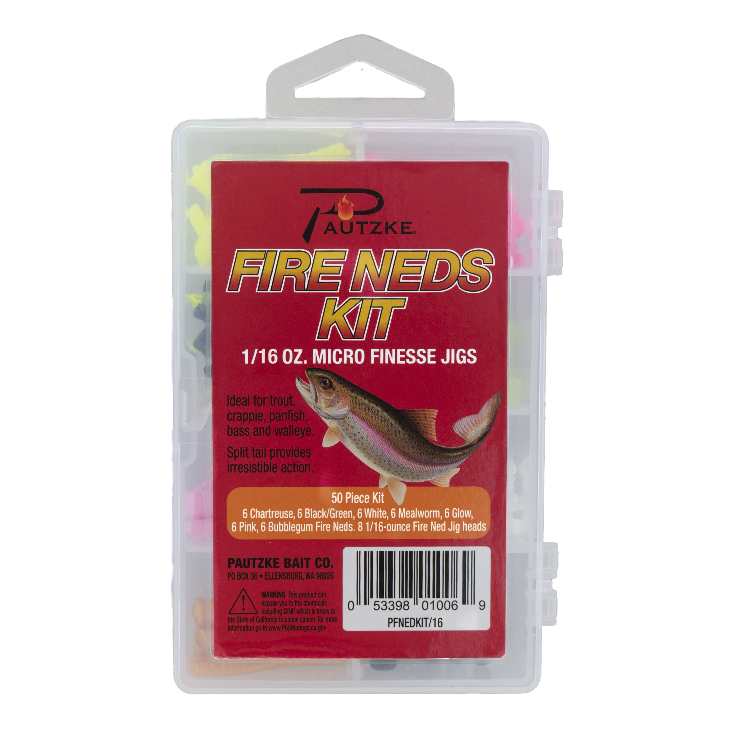 Pautzke Fire Net Kit 1/16oz Fishing Lures - Walmart.com