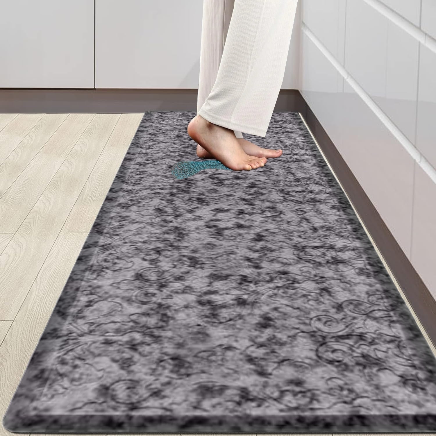 Kitchen Rug Anti Fatigue Mat, Yamaziot 20x60in Kitchen Runner, 0.5 ...
