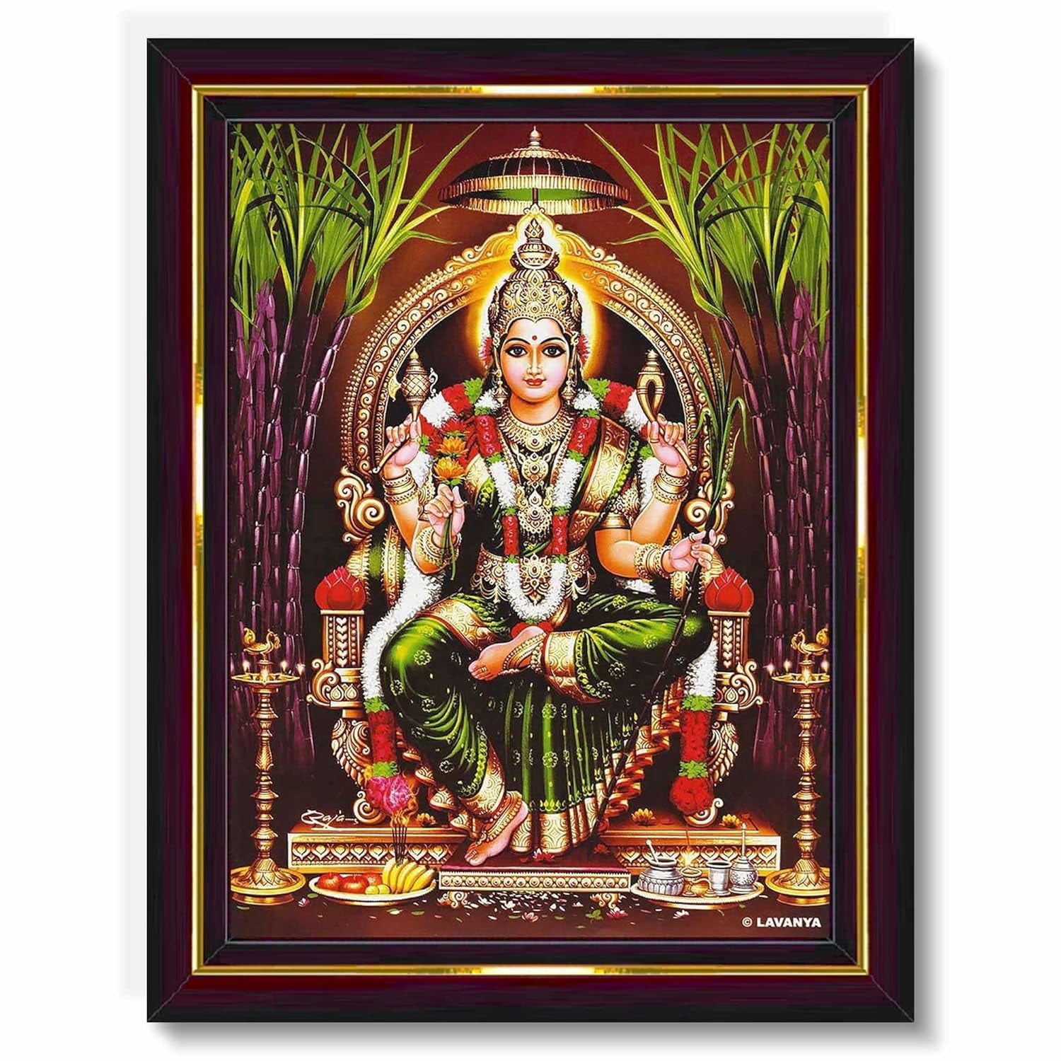 Pavan Photo Laminations Lalitha Devi for Pooja Tripura Sundari Mata ...