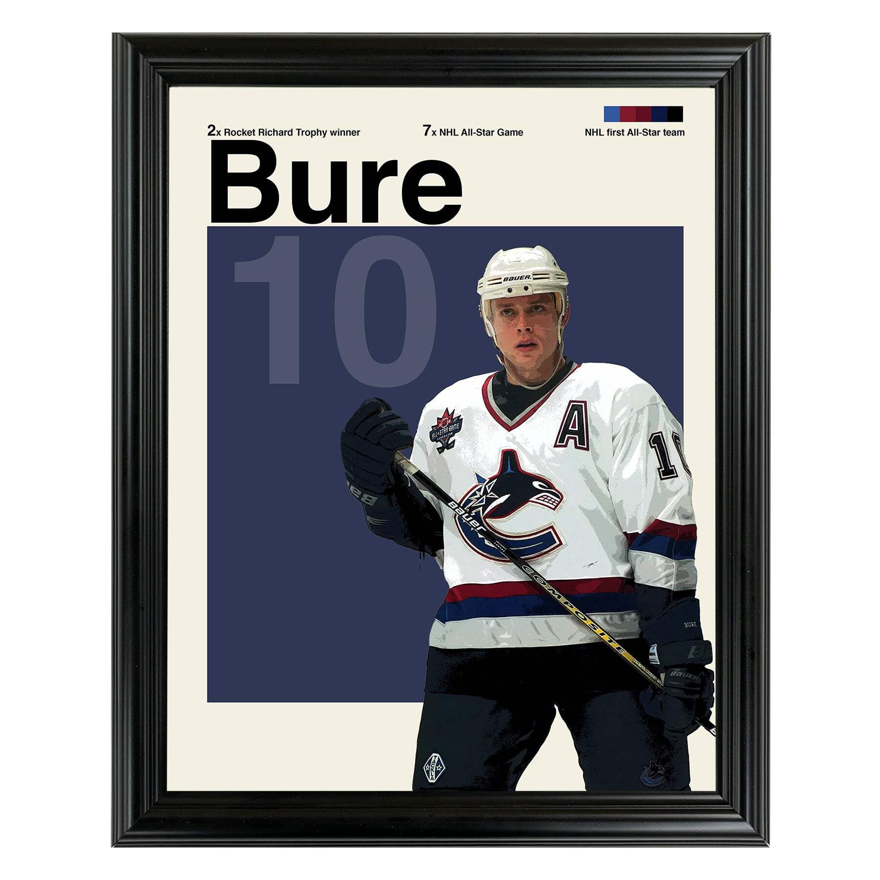 Pavel Bure Framed Sports Art Photo by Thomas Maxwell - Walmart.com