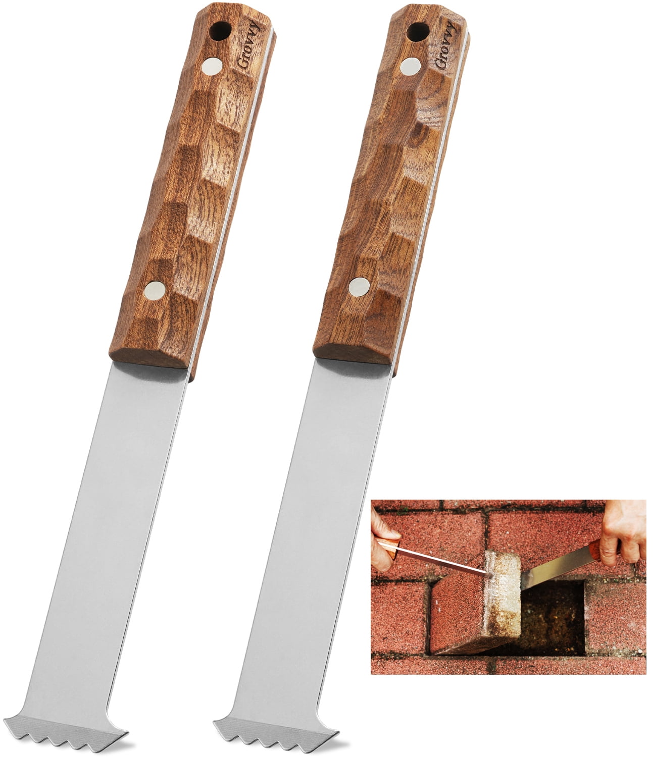 Paver Removal Tool PRO, 2 Pack Paver Puller & Lifter Tool Heat-Treated ...