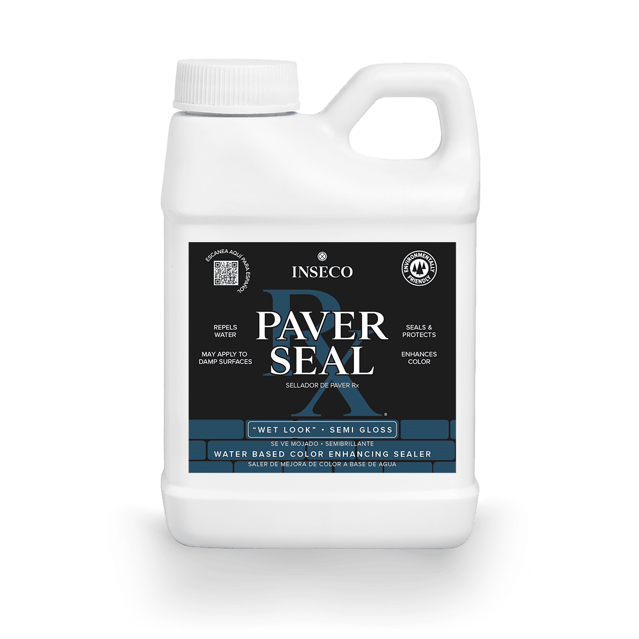 Paver Seal Rx, Water Based Color Enhancing Sealer, 1 Gallon - Walmart.com