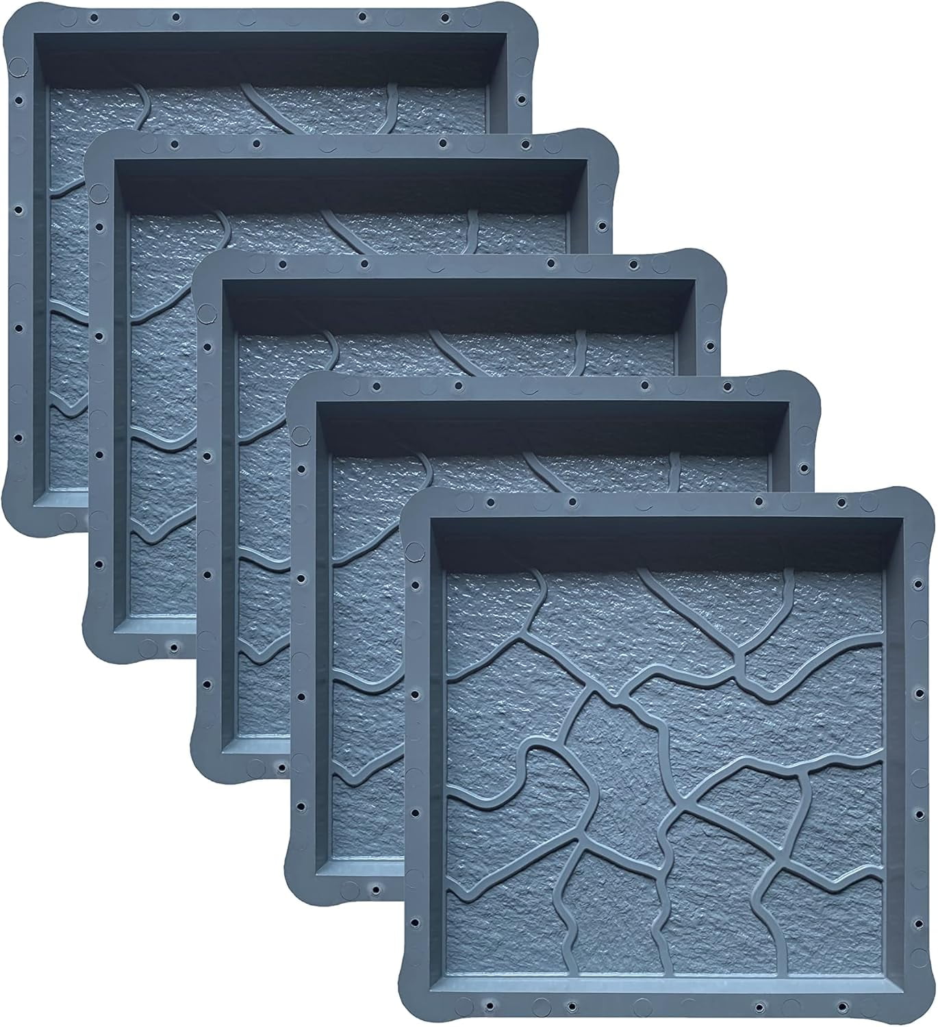 Paver Stone Mold PS 30033 Set of 5 - Walmart.com