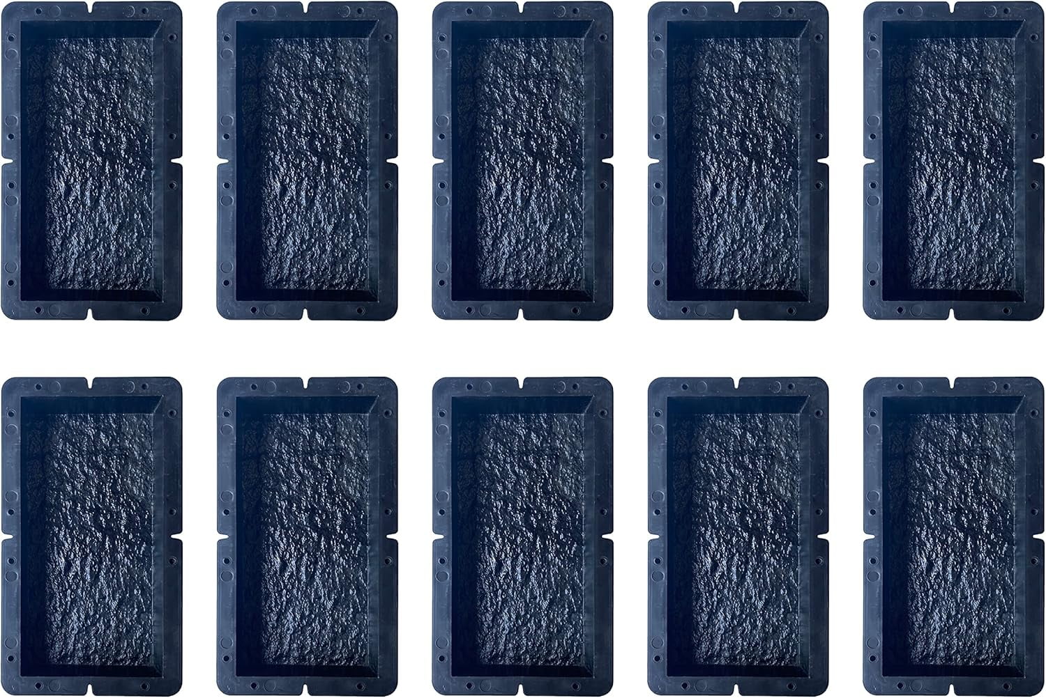 Paver Stone Mold PS 30046, 12" x 6", SET OF 10 - Walmart Business Supplies