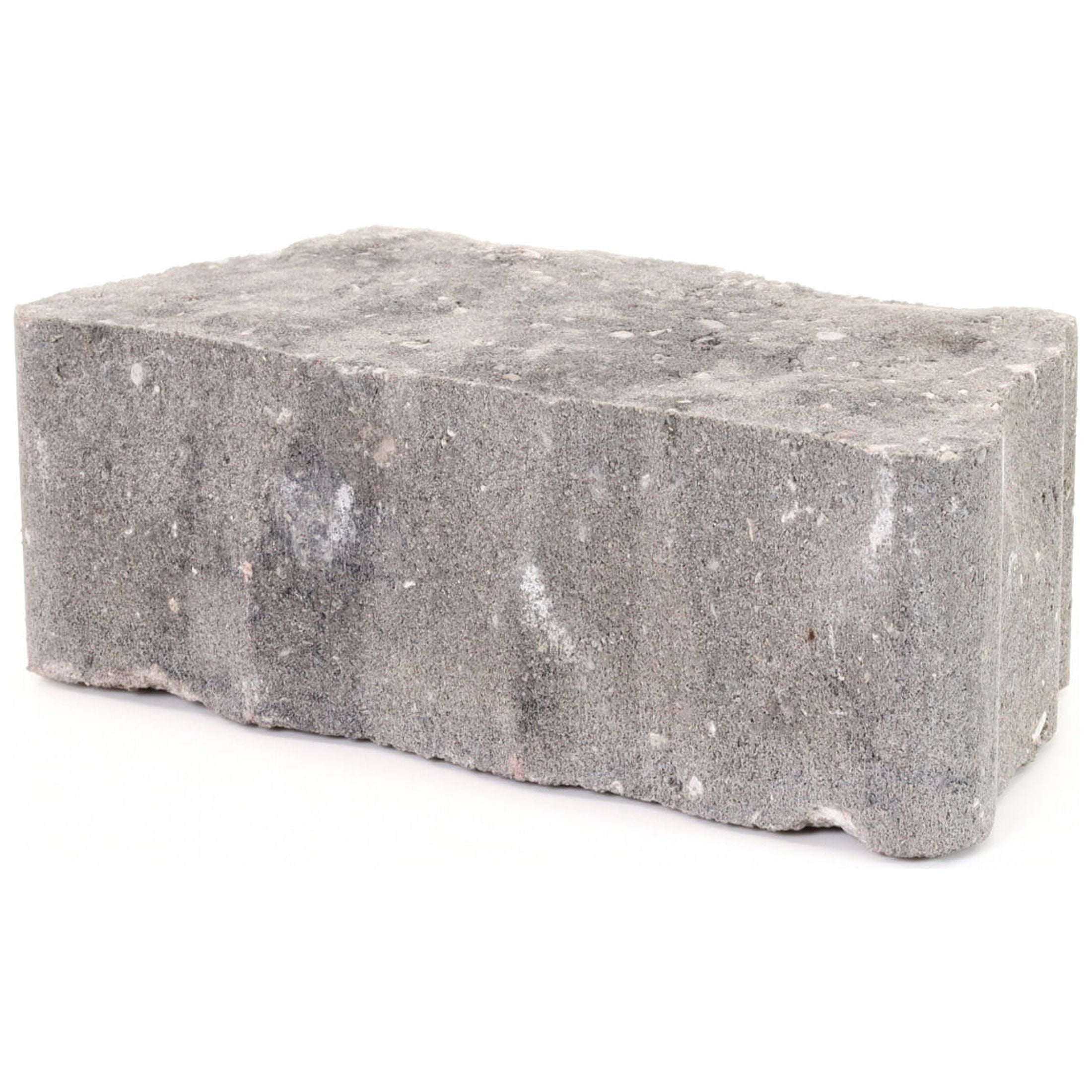 Pavestone 9" Edmond Chicago Blend (Charcoal/Grey) Concrete Retaining ...