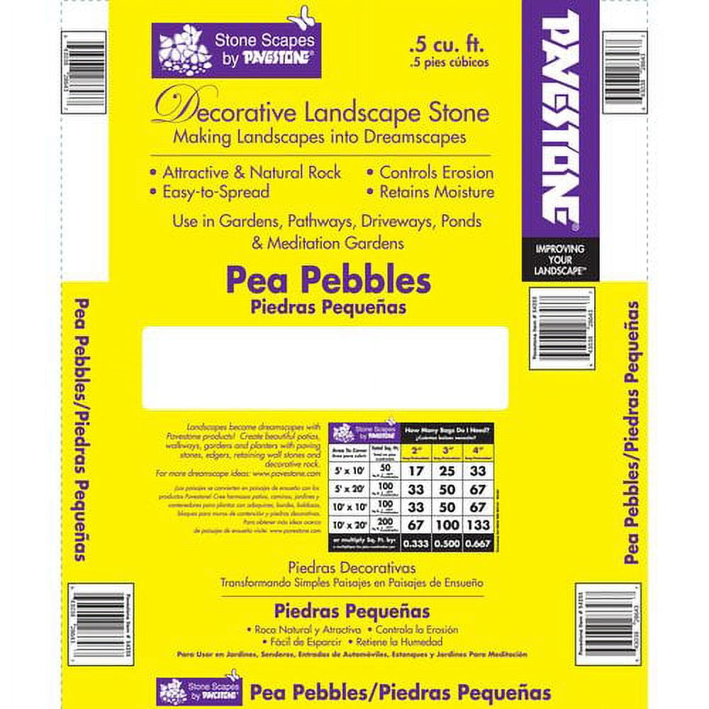 Pavestone Stone Scapes Pea Pebbles, 0.5 Cu. Ft. - Walmart.com