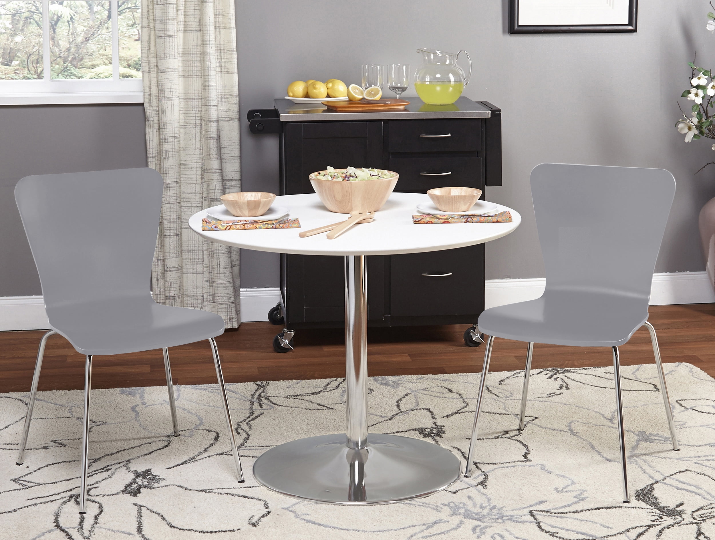 Pisa Stackable Dining Side Chair Set - Stackable - Walmart.com