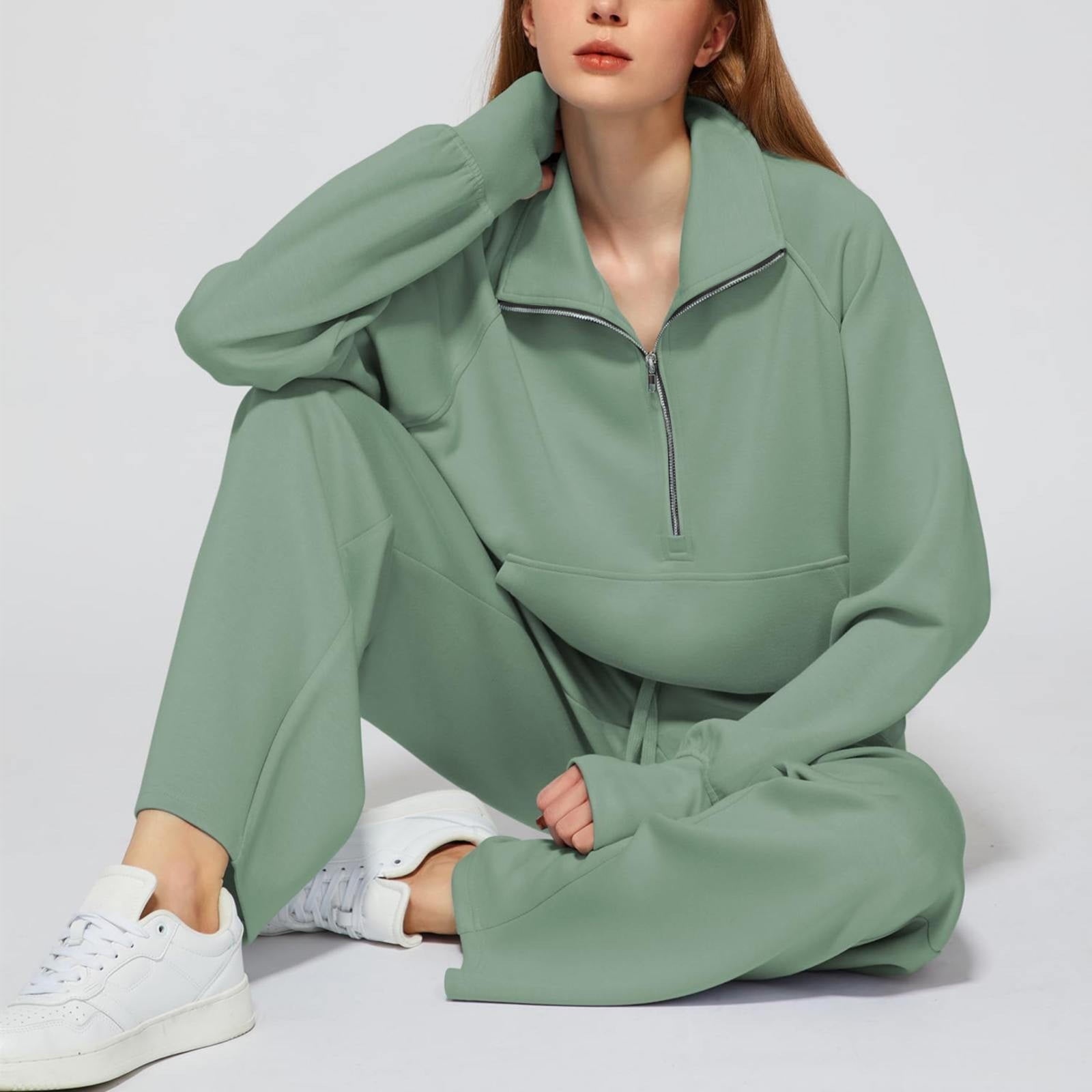 Pavied Two Piece Sets,Lounge Sets,Women's Comfortable Casual Daily ...