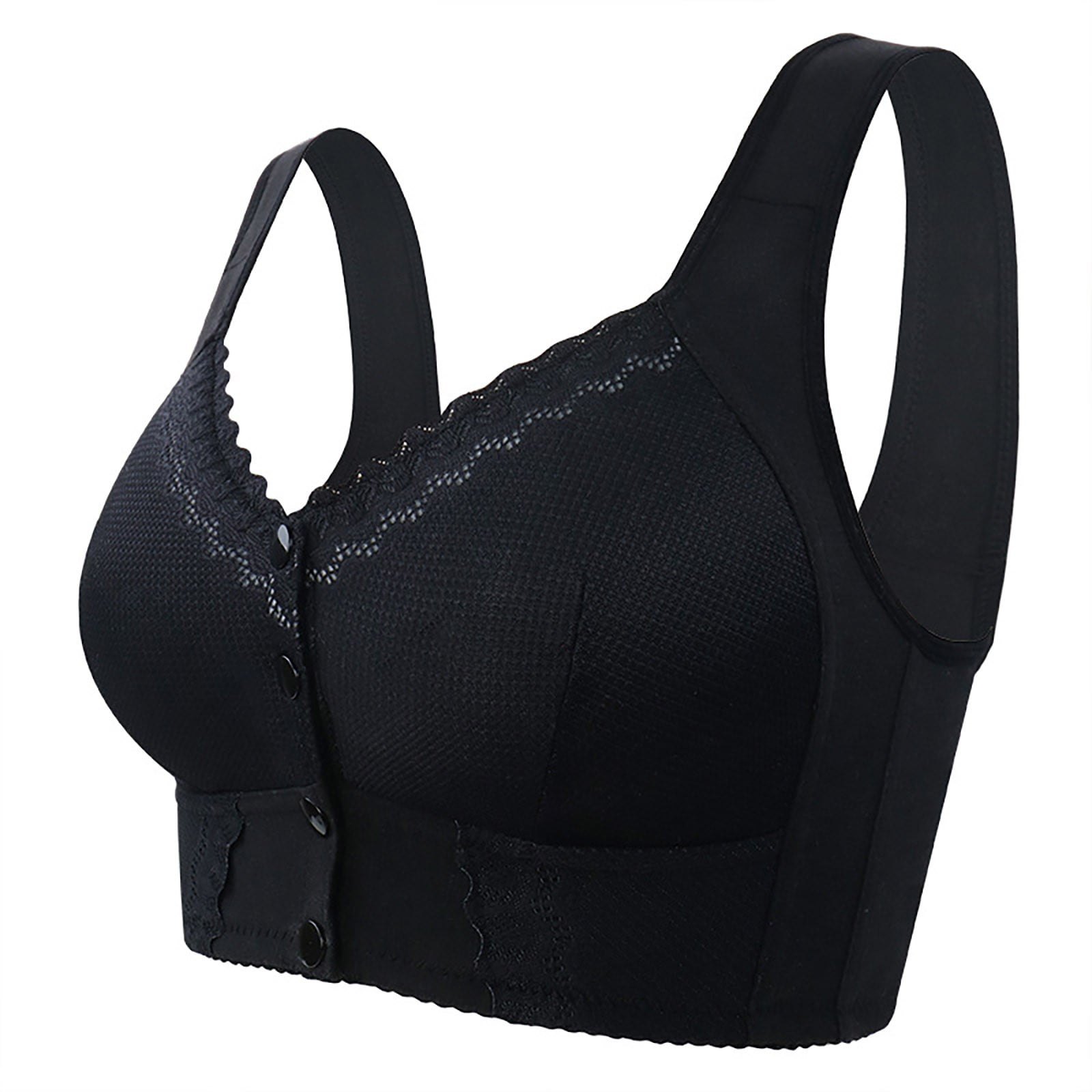 Pavied Wireless Bras for Women Plus Size Bra Moona Bra For Senior Front ...