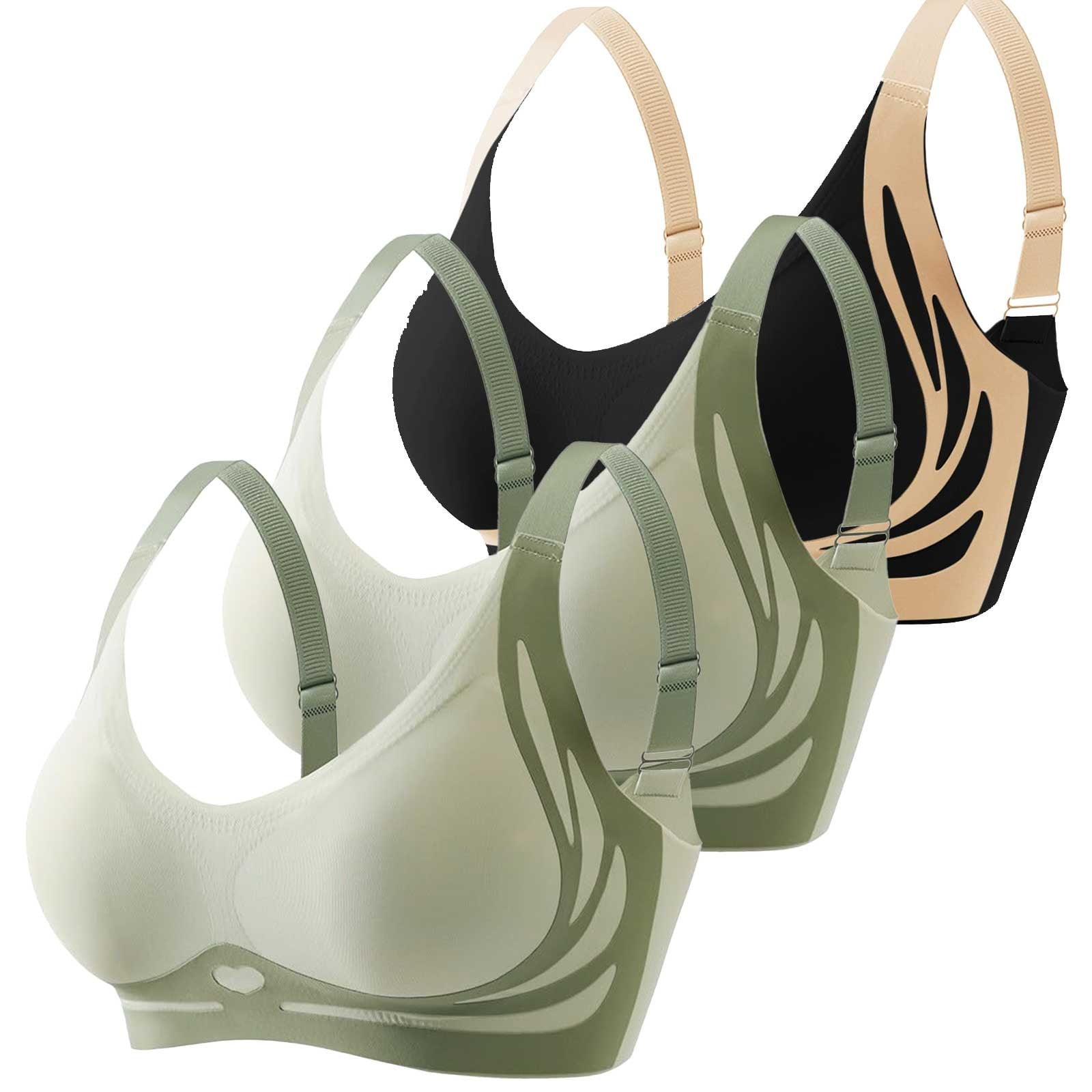 Pavied Wireless Bras for Women Seamless Bras Smoothing Bra Anti Sagging ...