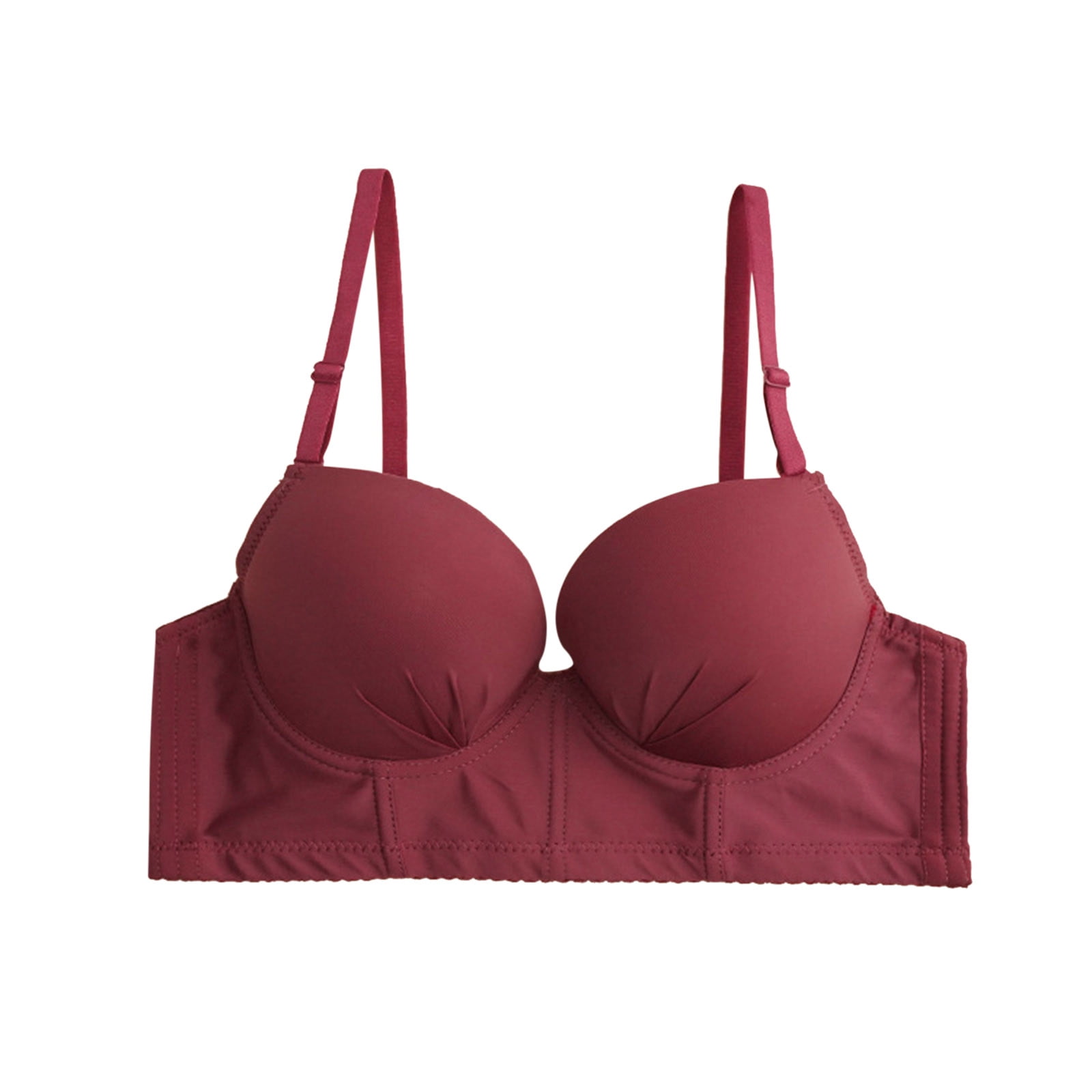 Pavied Wireless Bras for Women Seamless Bras Underwire Bra Push Up T ...