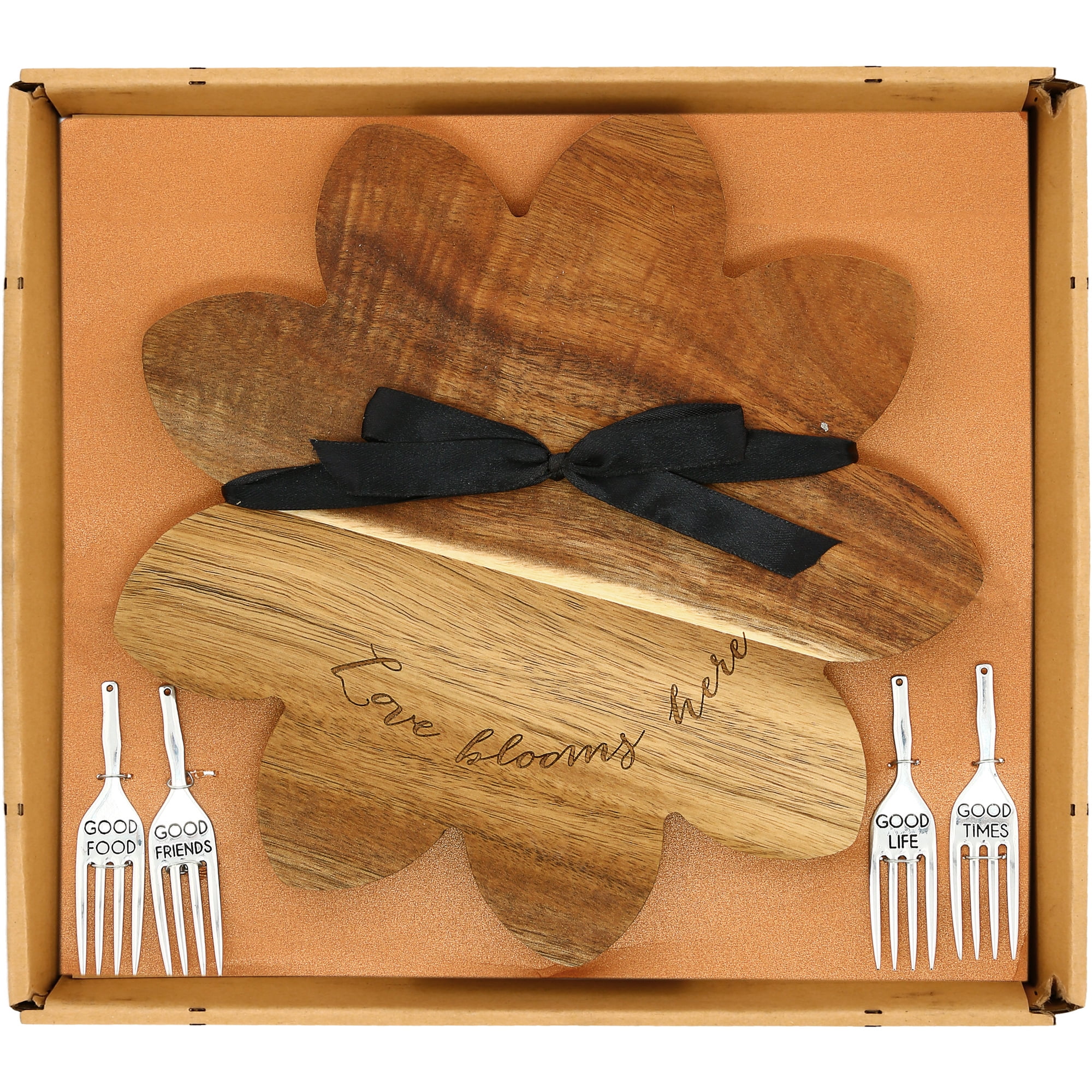 Pavilion - 10" x 10" Cheese Serving Cutting Board - Love Blooms Here ...