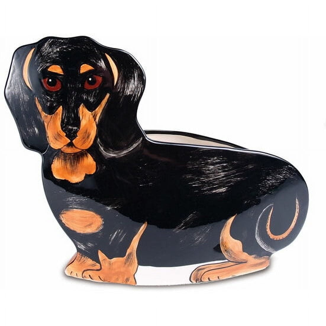 Pavilion- 12" Ceramic Dachshund Dog Planter Vase - Walmart.com