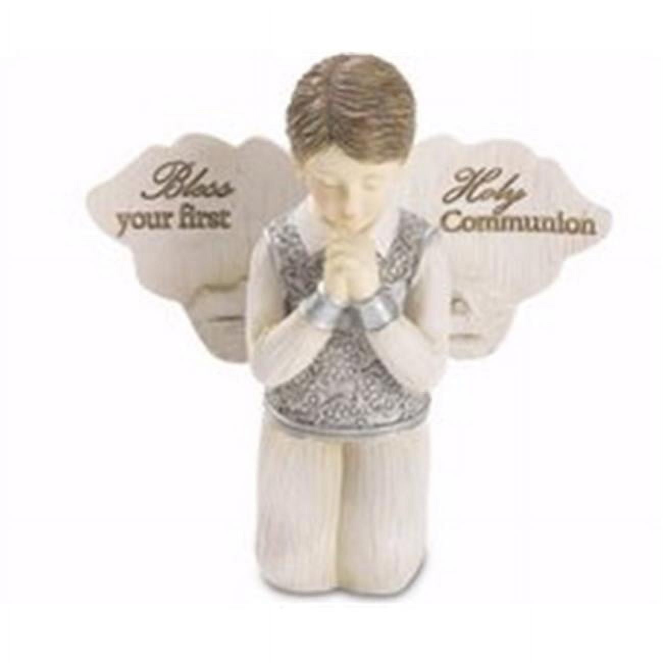 Pavilion 142819 3.5 in. Communion Boy Angel Figurine - Walmart.com