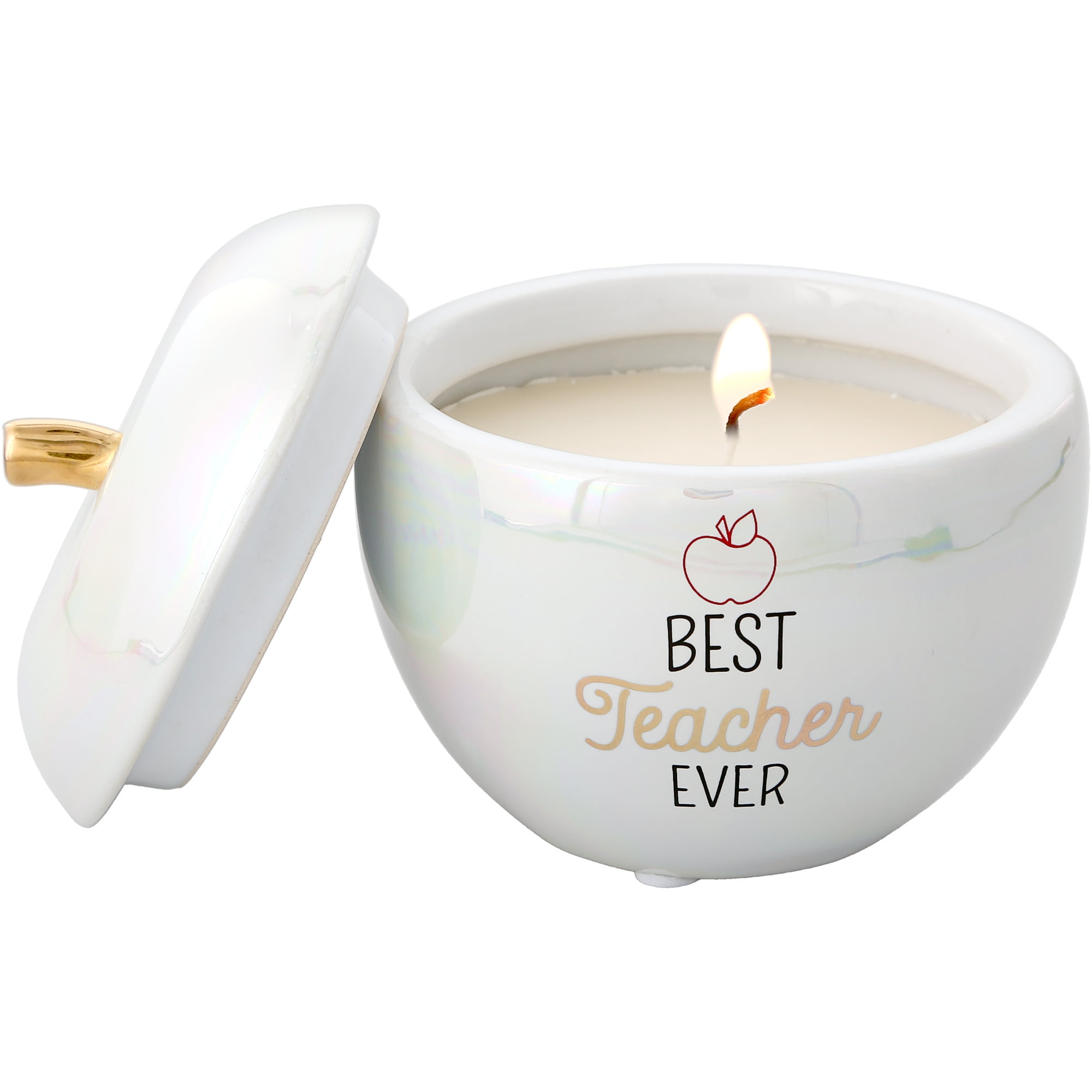 Pavilion - 4.5" x 4" Best Teacher Ever 100% 8 oz Soy Wax Single Wick ...