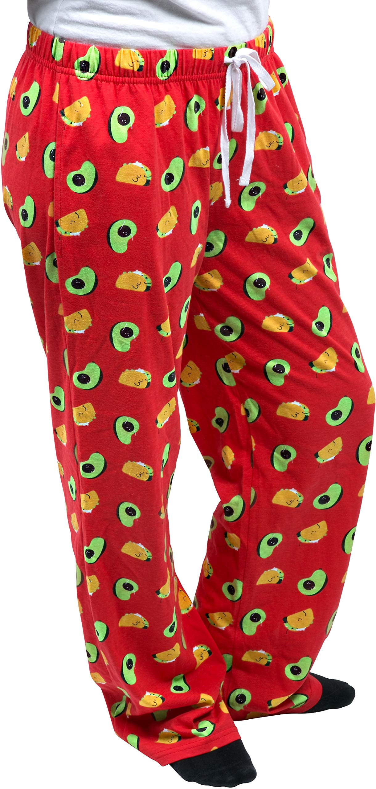 Pavilion Unisex Medium PJ Pajama Pants with Graphic Avocado & Taco ...