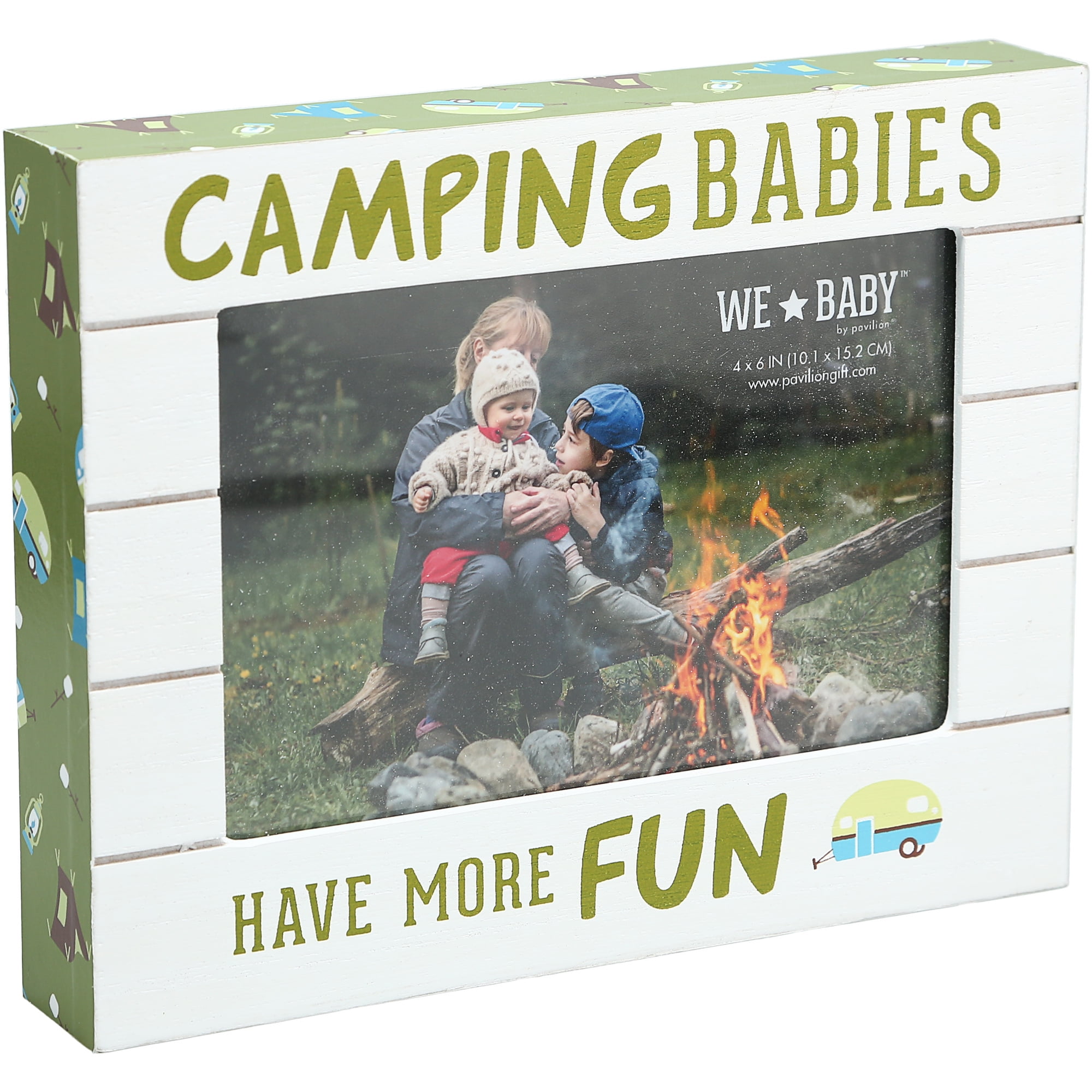 Pavilion - Camping Babies Have More Fun - Horizontal 7.5" x 6" Self ...