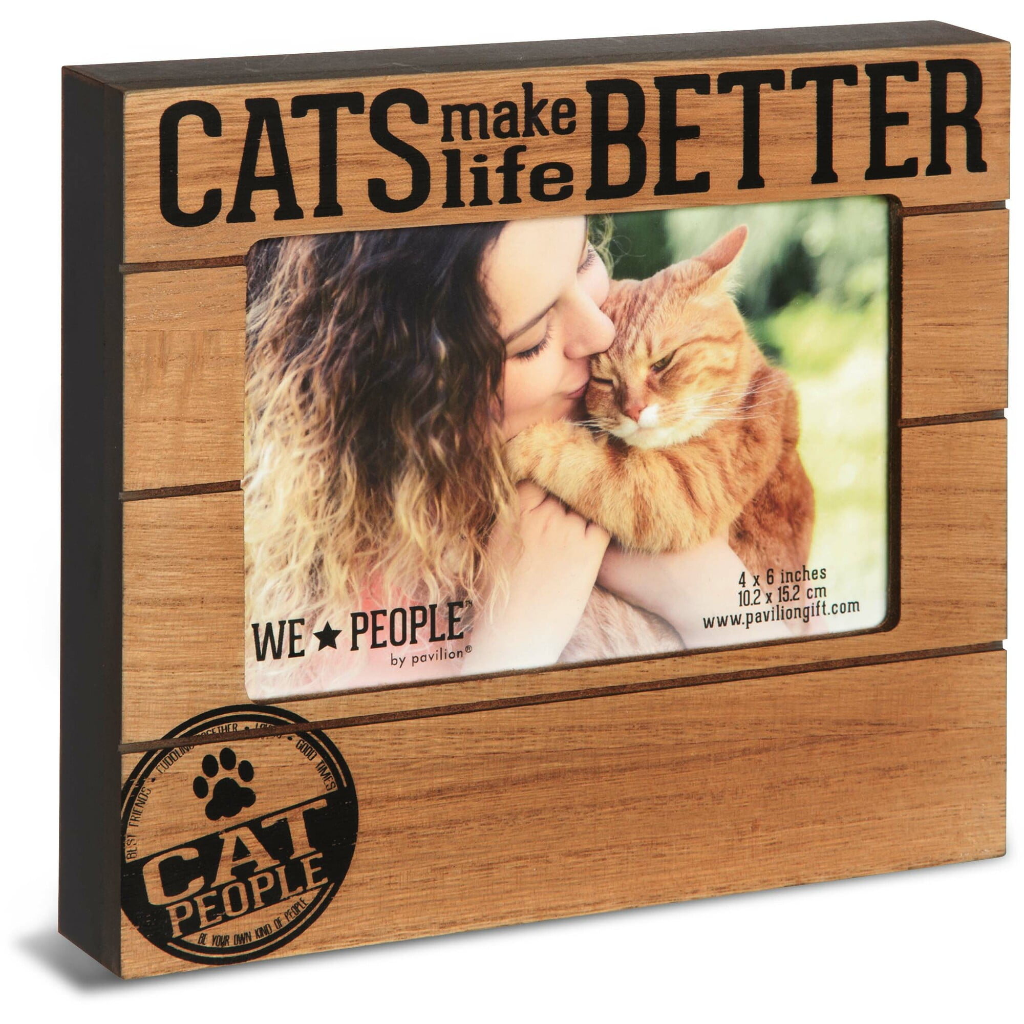 Pavilion - Cats Make Life Better 4x6 Picture Frame - Walmart.com