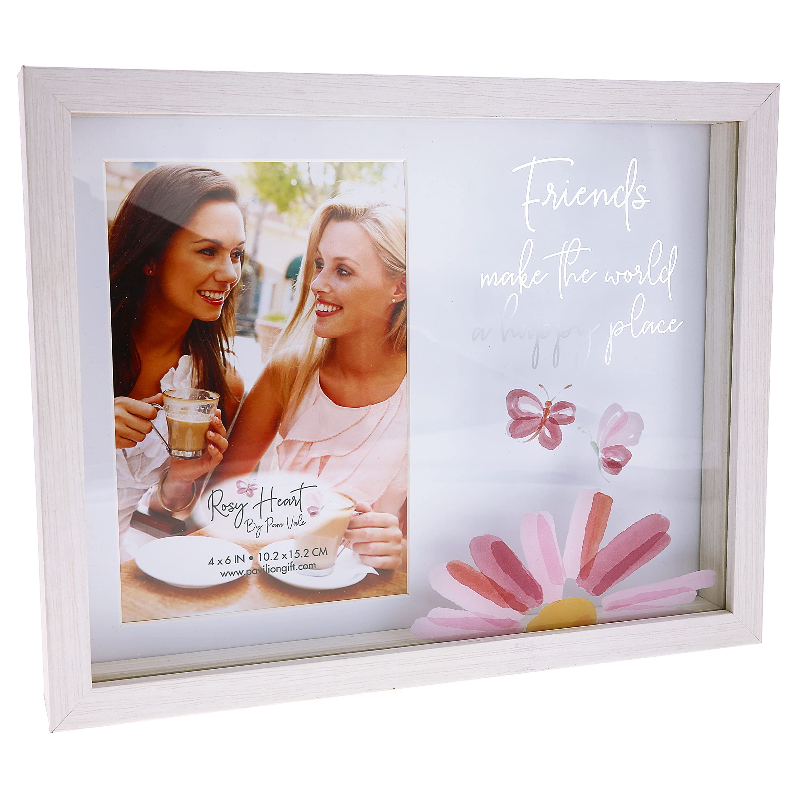 Pavilion - Friends - MDF & Glass Shadow Box Frame, Holds 4 x 6-Inches ...