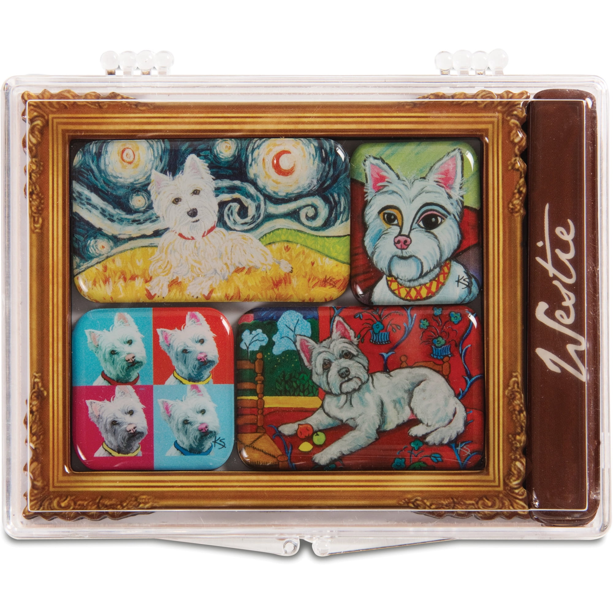 Pavilion Gift Company 12008 Paw Palettes 6-Piece Mini Masterpiece ...