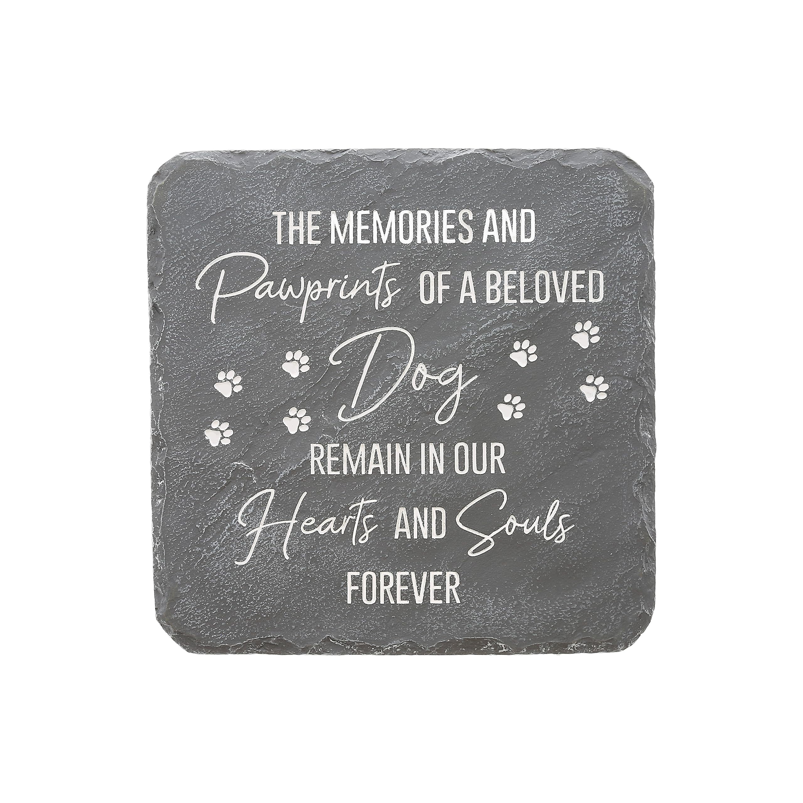 Pavilion Gift Company 25314 Dog Memorial-7.75" x 7.75" Garden Stone ...