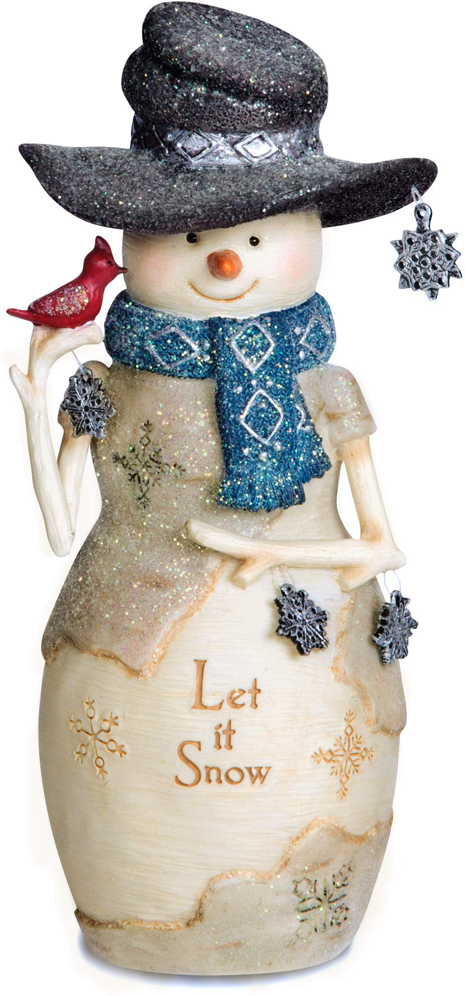 Pavilion Gift Company 81126 Let It Snow Snowman Figurine, 6" - Walmart.com