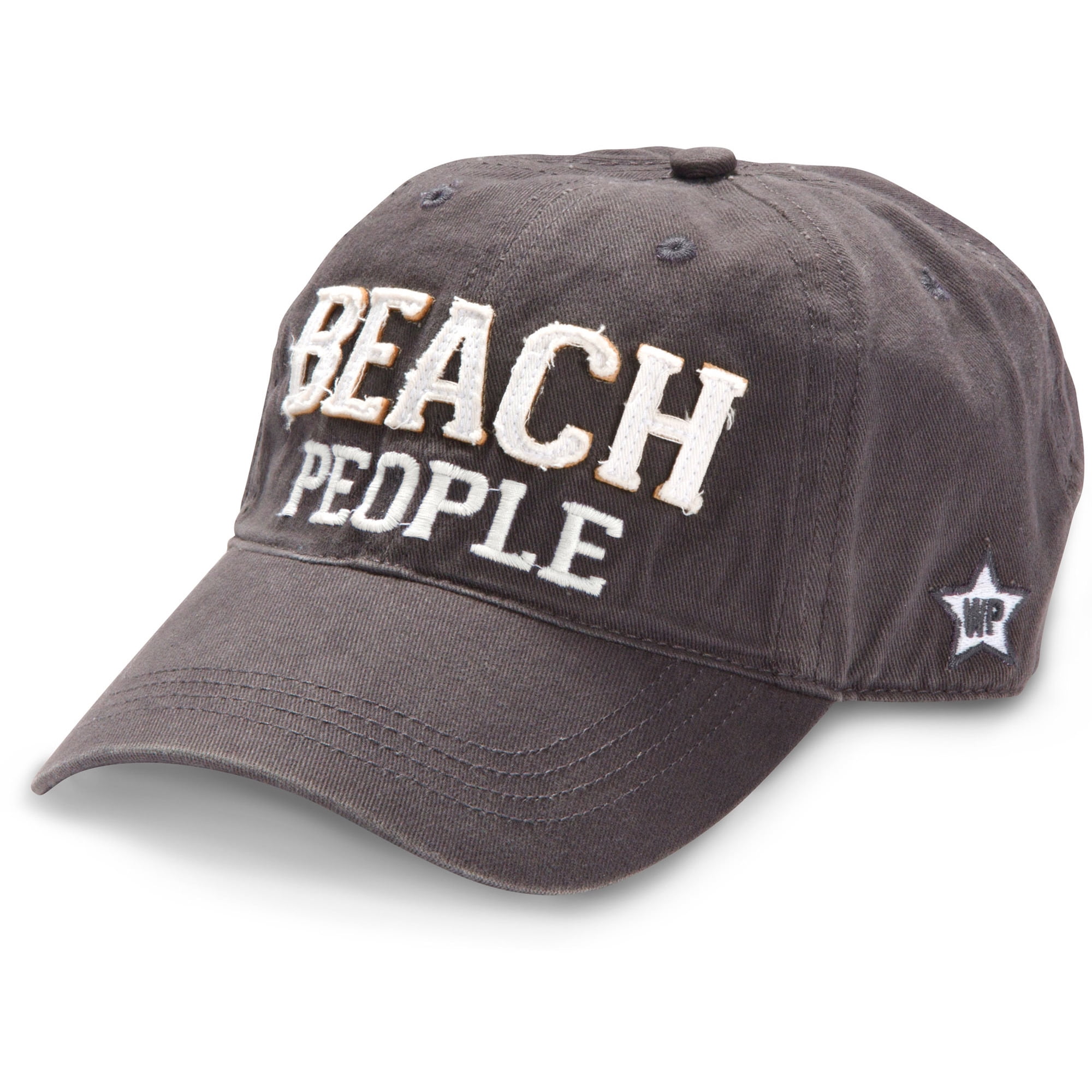 Pavilion Gift Company Beach People Adjustable Strap Cap, Dark Gray ...