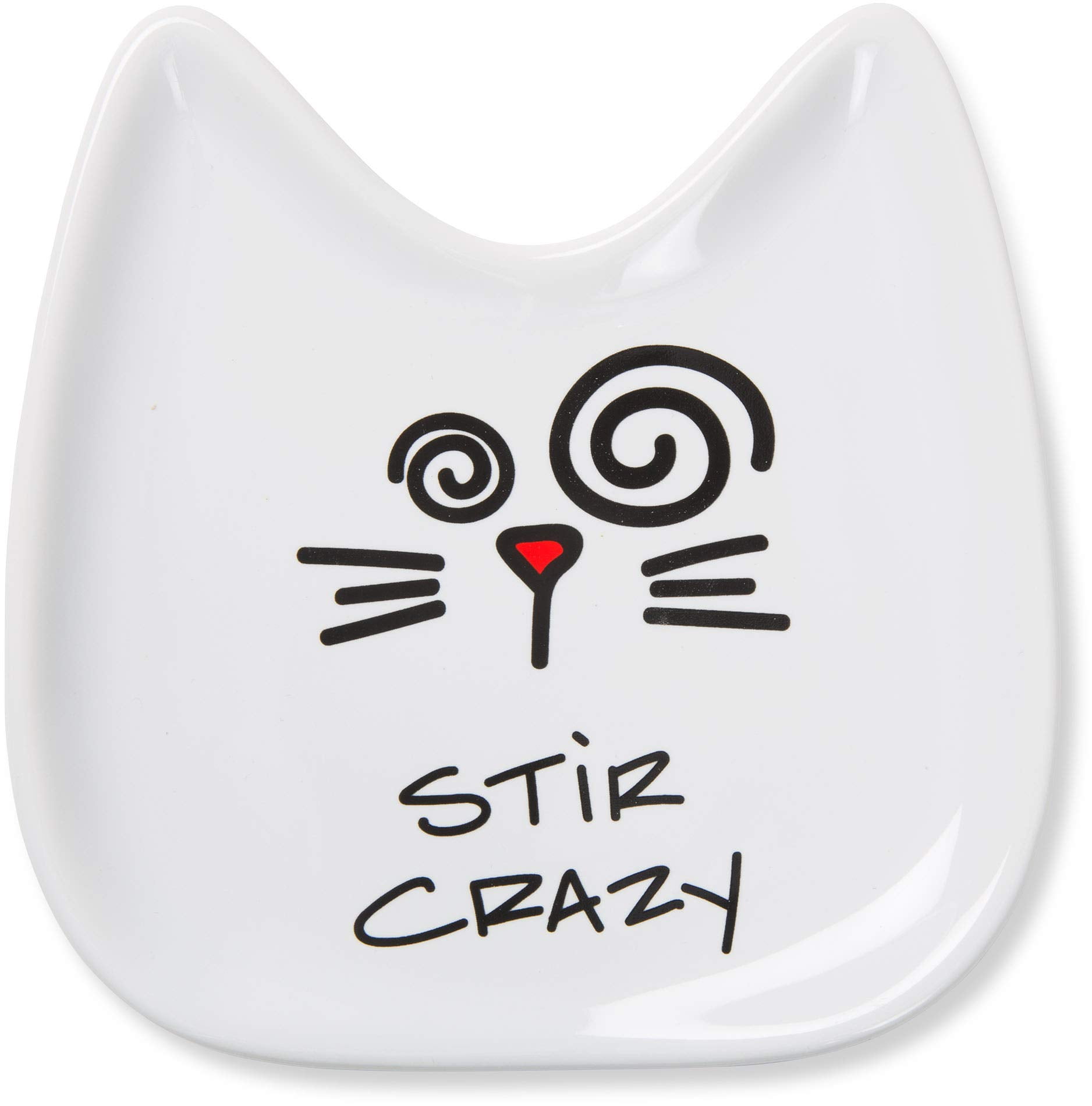 Pavilion Gift Company Blobby Cat, Cat Spoon Rest "Stir Crazy", 5 ...