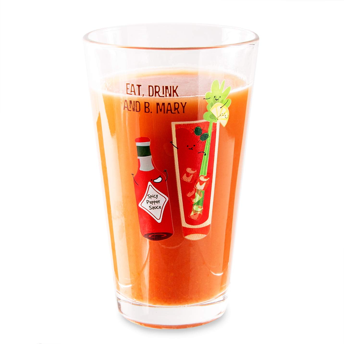 Pavilion Gift Company Eat, Drink & B. Mary-Bloody Mary-16 oz 16 oz Pint ...