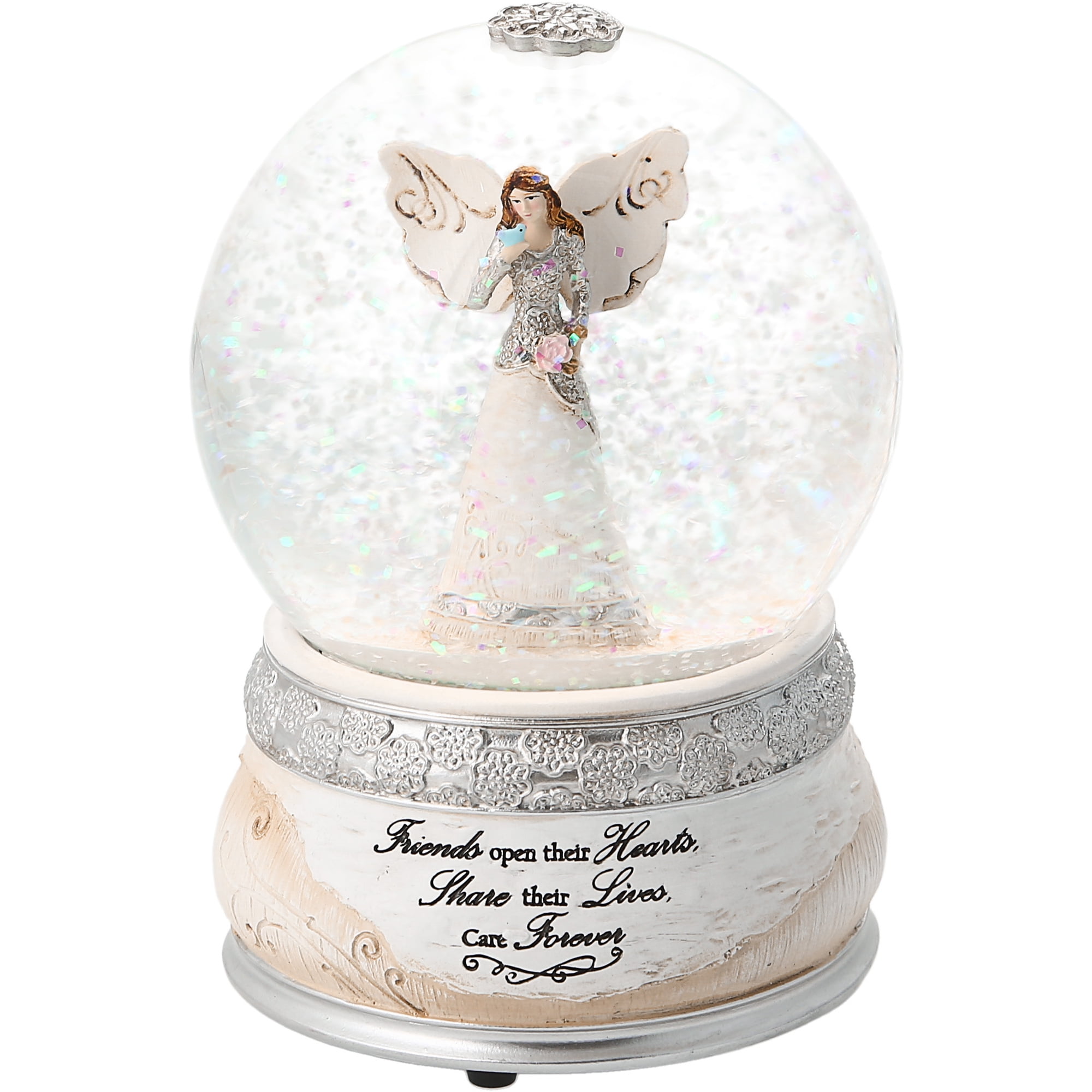 Pavilion Gift Company Elements Friends Angel Musical Waterglobe, 6-Inch ...