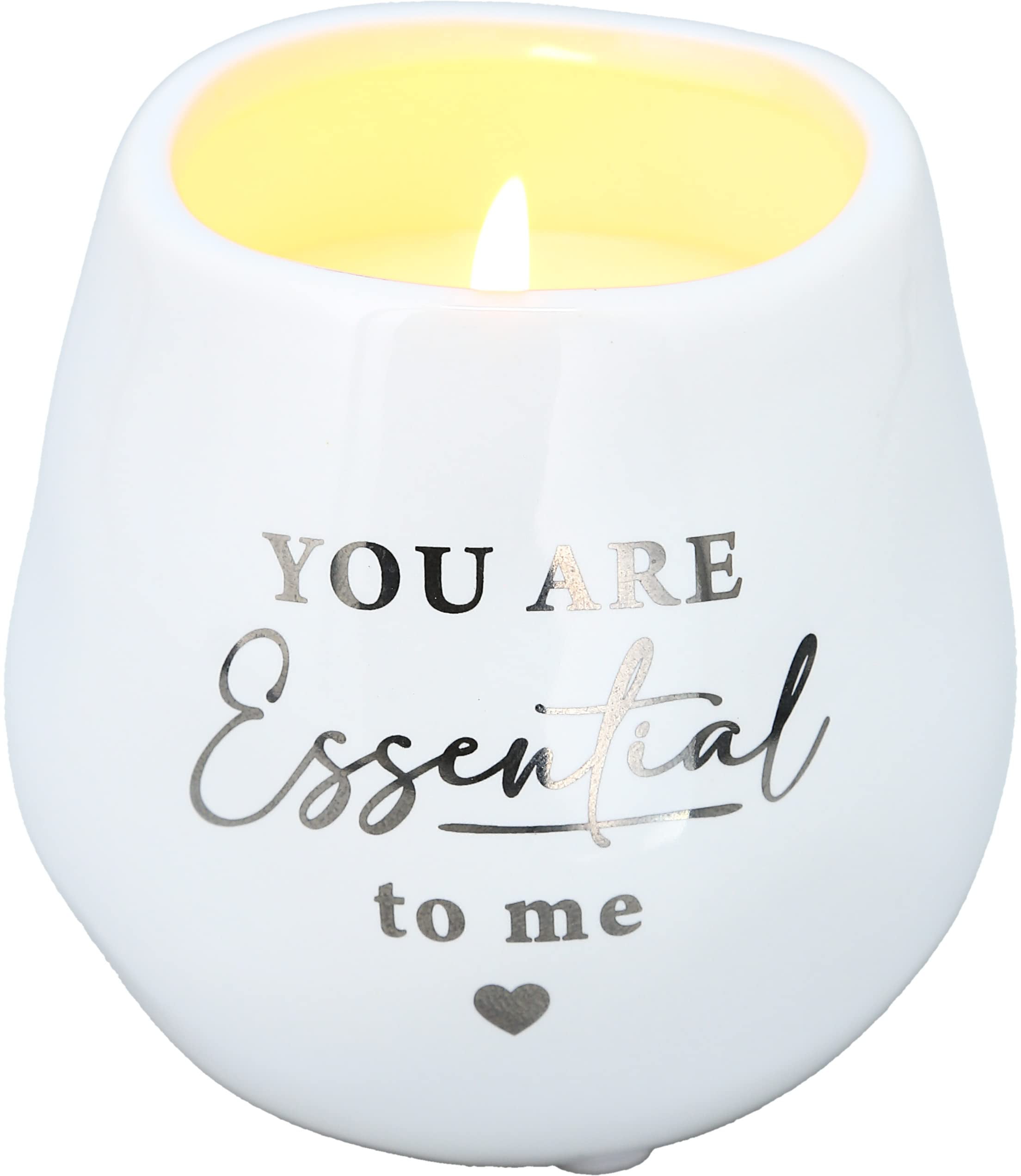 Pavilion Gift Company Essential-8 oz-100% Soy Wax Scent: Fresh Linen ...