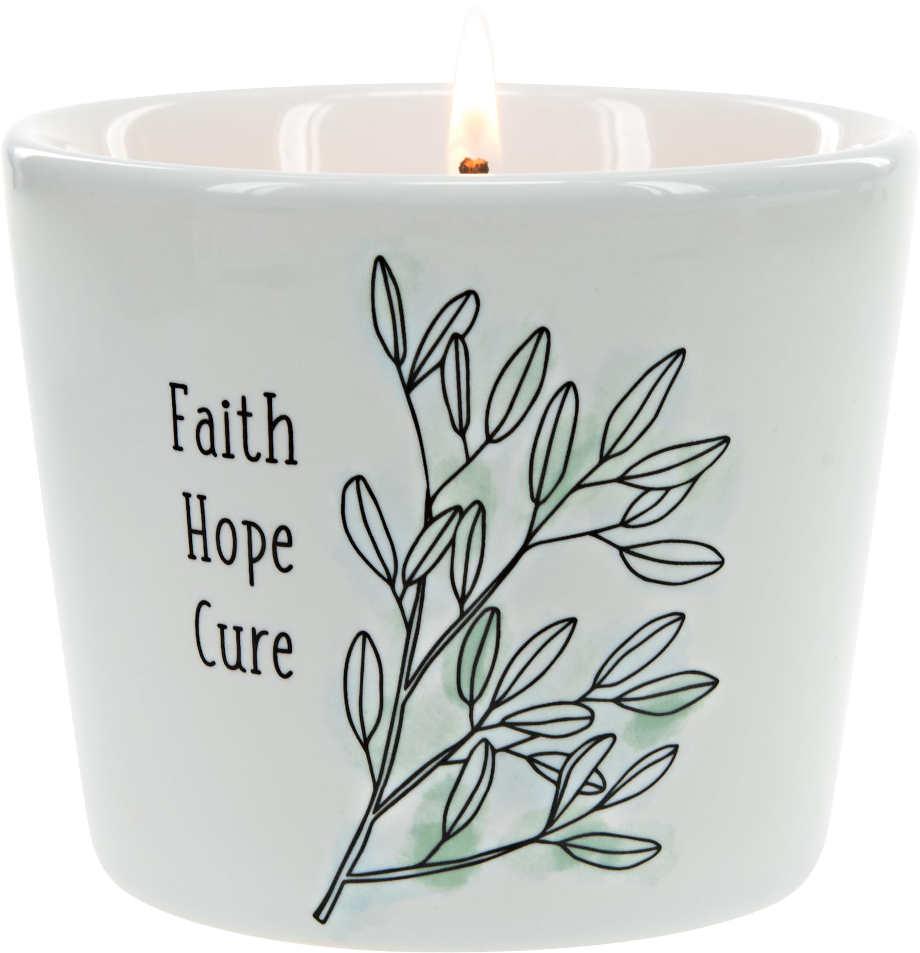 Pavilion Gift Company Faith Hope Cure - Tranquility 8oz Soy Wax ...