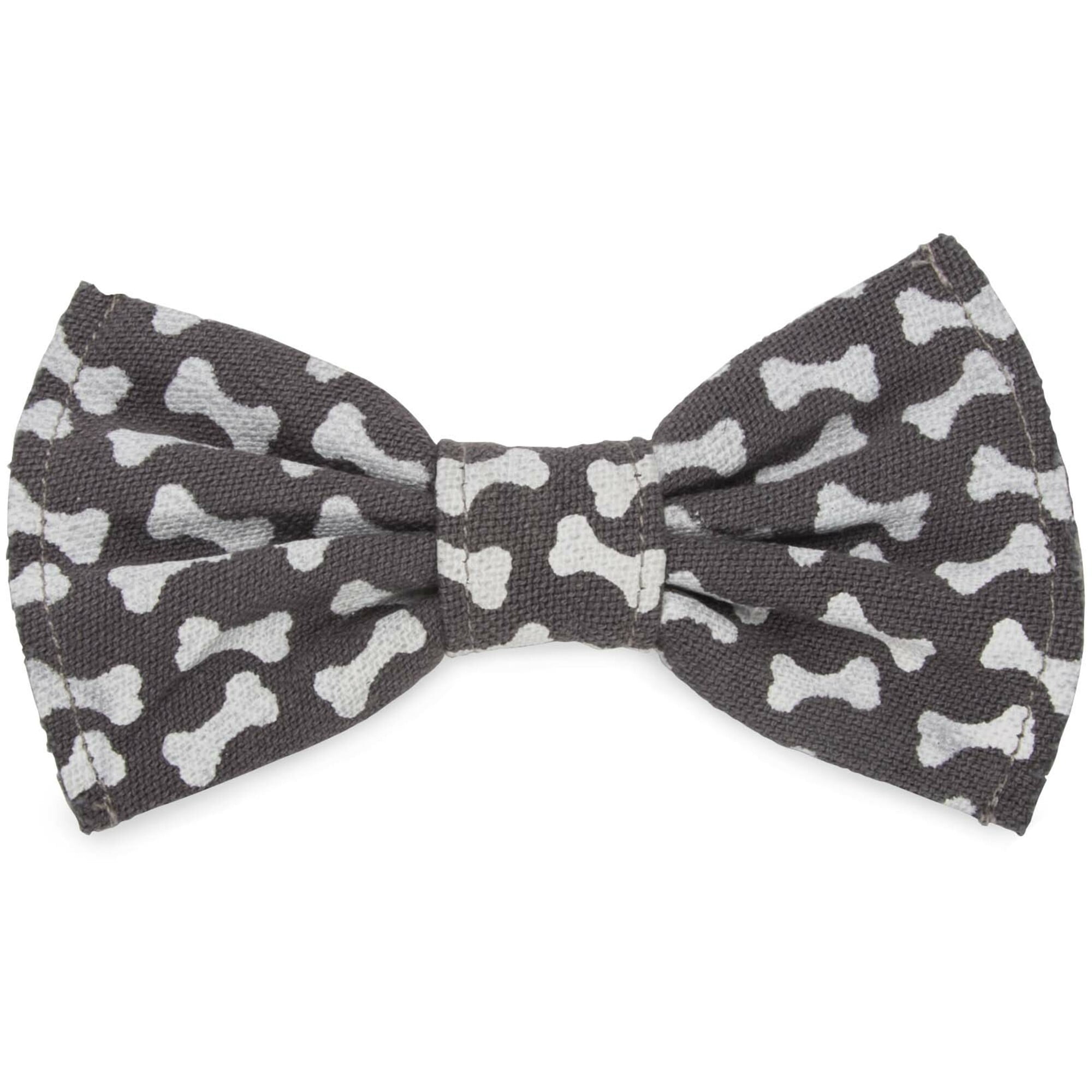 Pavilion Gift Company Large Gray Dog Bone Slip On Bow Tie - Walmart.com