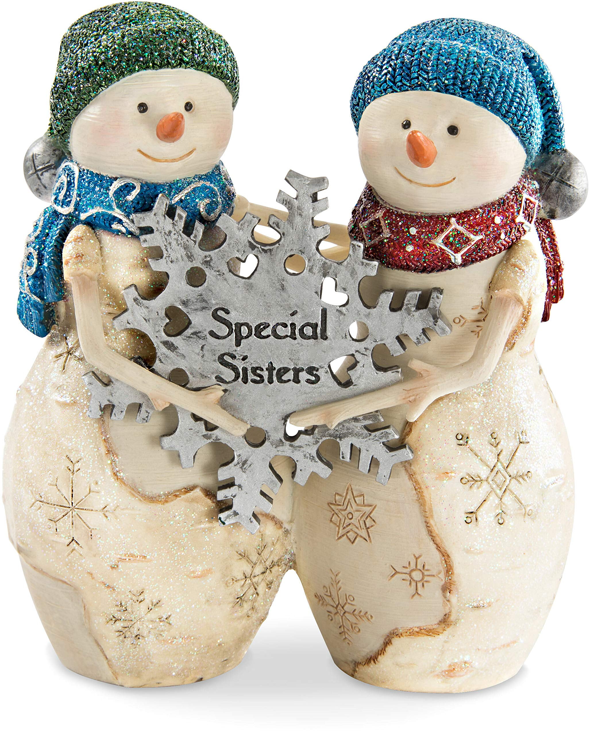 Pavilion Gift Company Special Sisters 4.5" Double Snowman Figurine ...