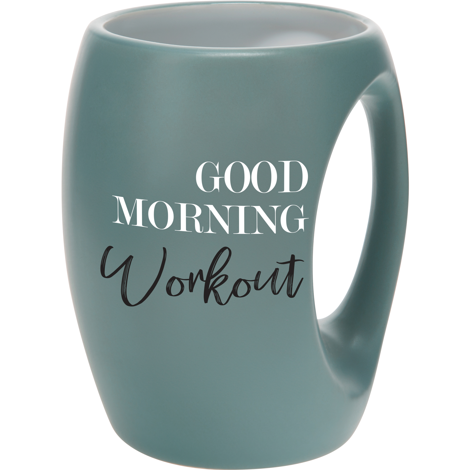 Pavilion Gift Company - Workout - 16 oz Hand Warming Mug Stoneware ...