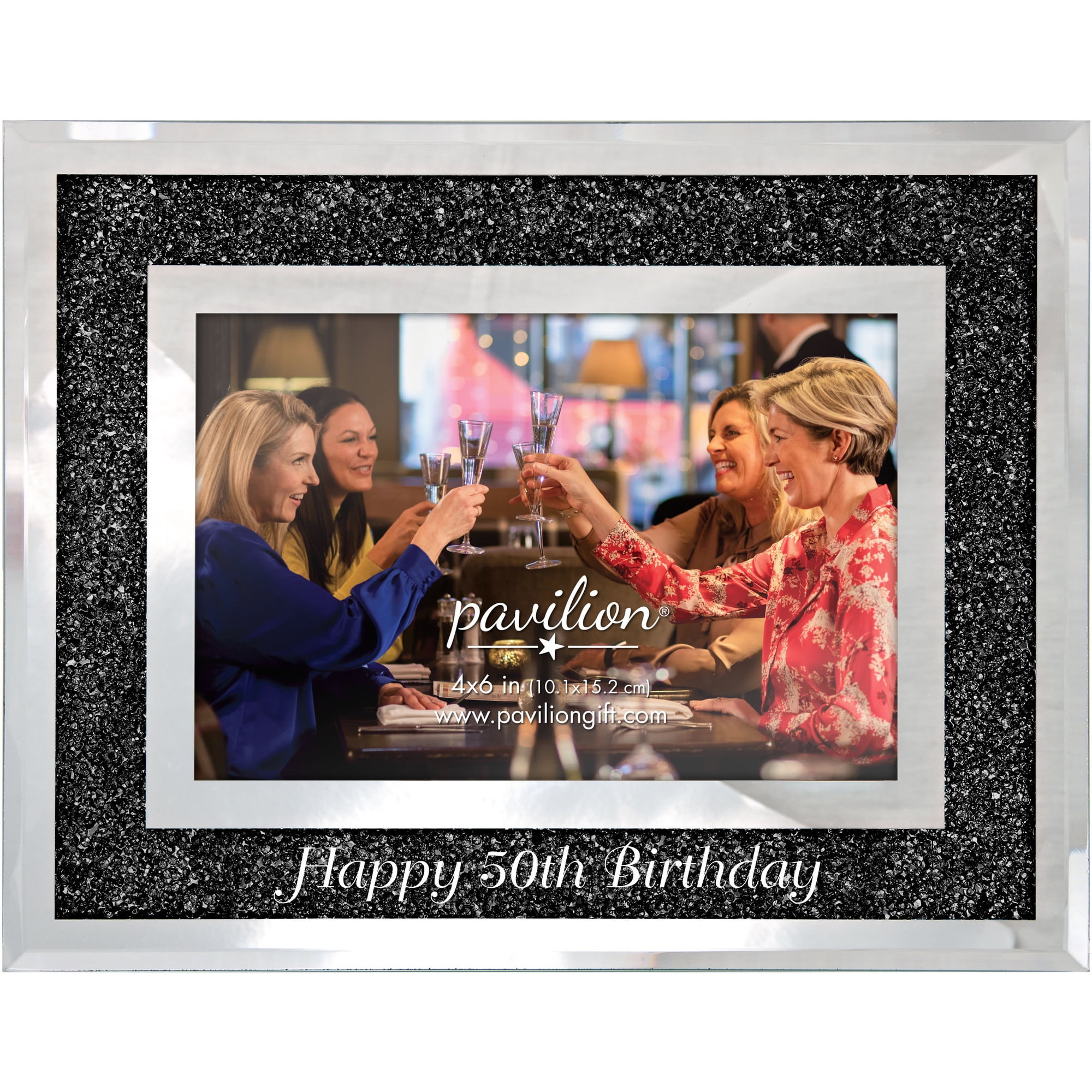 Pavilion - Happy 50th - 7.25" x 9.25" Frame (Holds 4" x 6" Photo ...