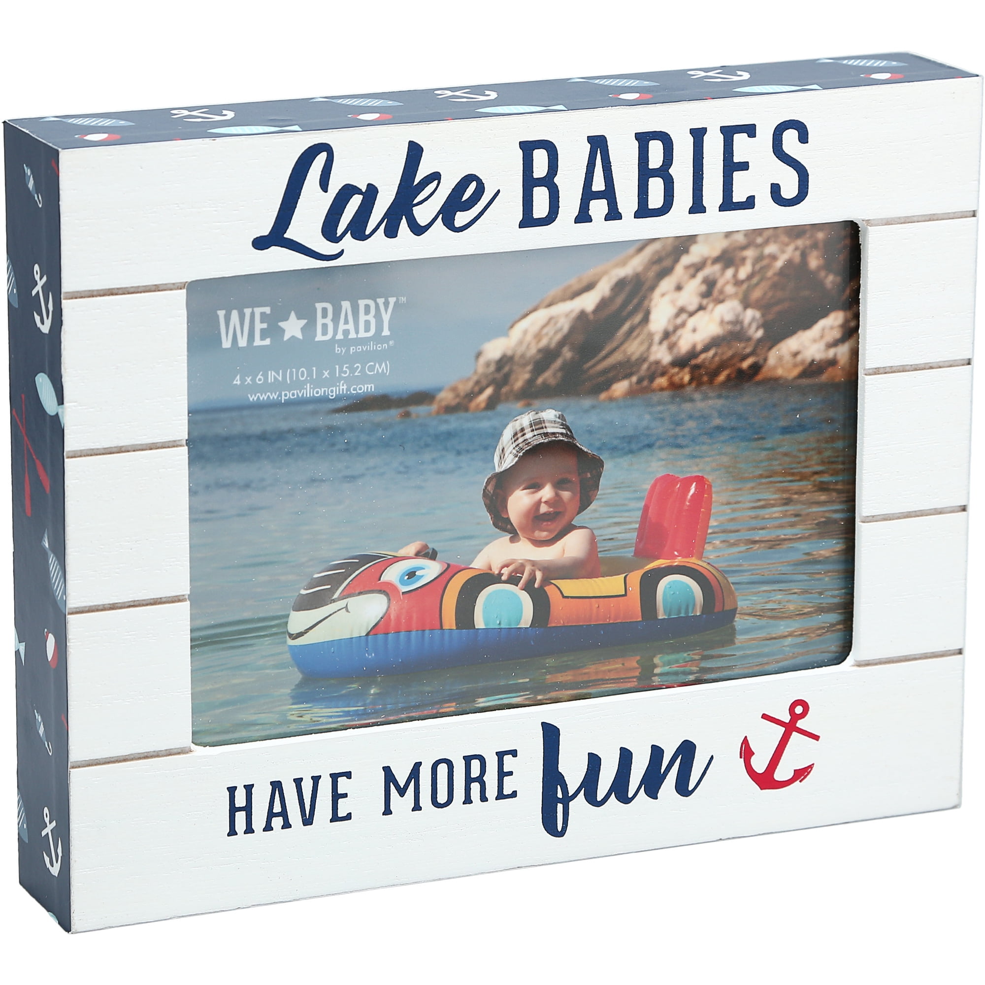 Pavilion - Lake Babies Have More Fun - Horizontal 7.5" x 6" Self ...