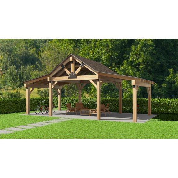 Pavilion Plans 14 by 30 Step Guide s Materials Permit Ready Hard Copy ...