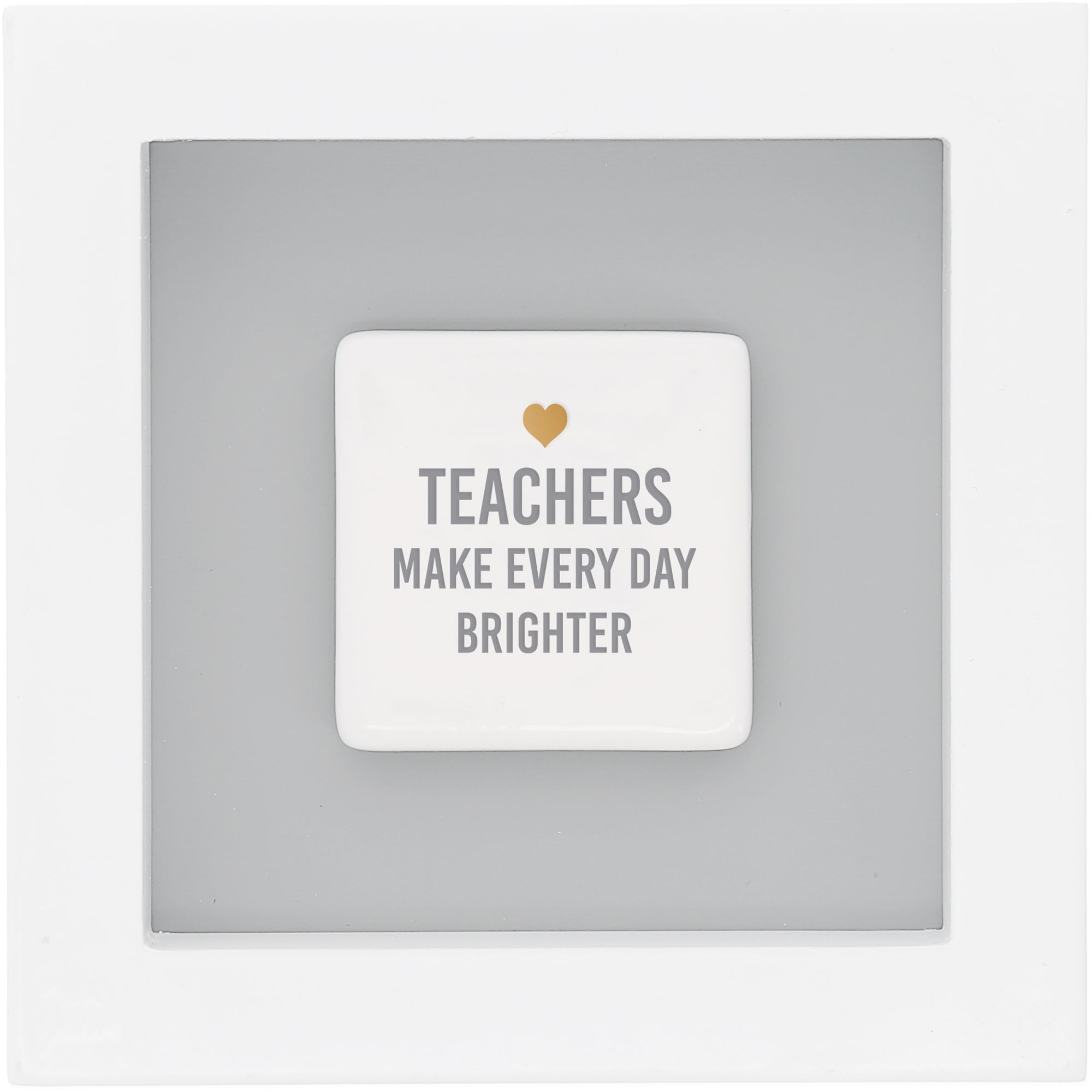 Pavilion - Teachers Make Every Day Brighter - 4.75" x 1.25" Square 3D ...