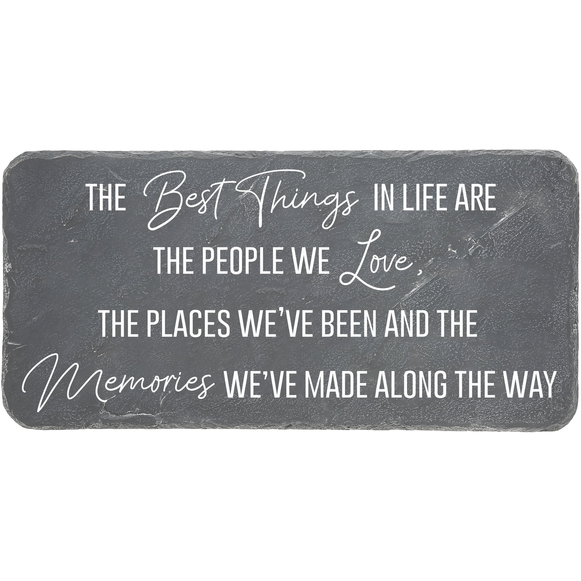 Pavilion – The Best Things In Life – 16” Indoor Outdoor Weatherproof ...