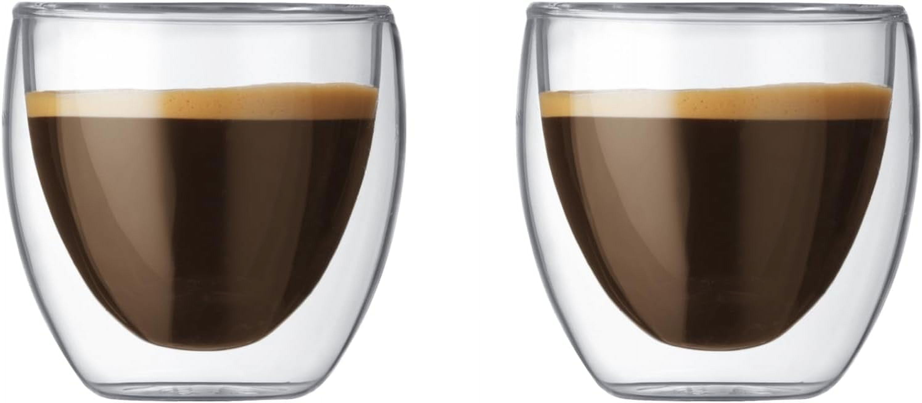 Pavina Double Wall High-Heat Borosilicate Glass, Clear - Walmart.com