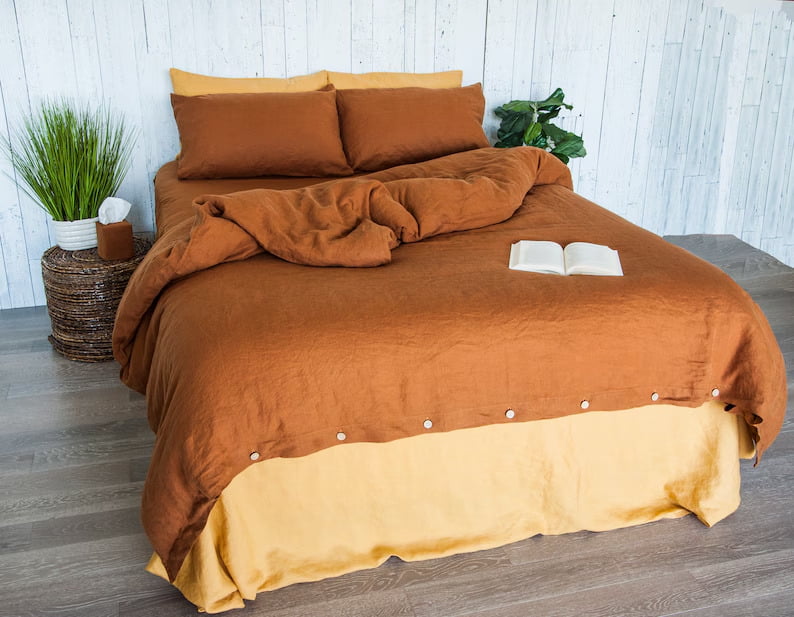 Pavish Export Cinnamon Duvet Cover Softened Quilt Doona Duvet Cover Set ...