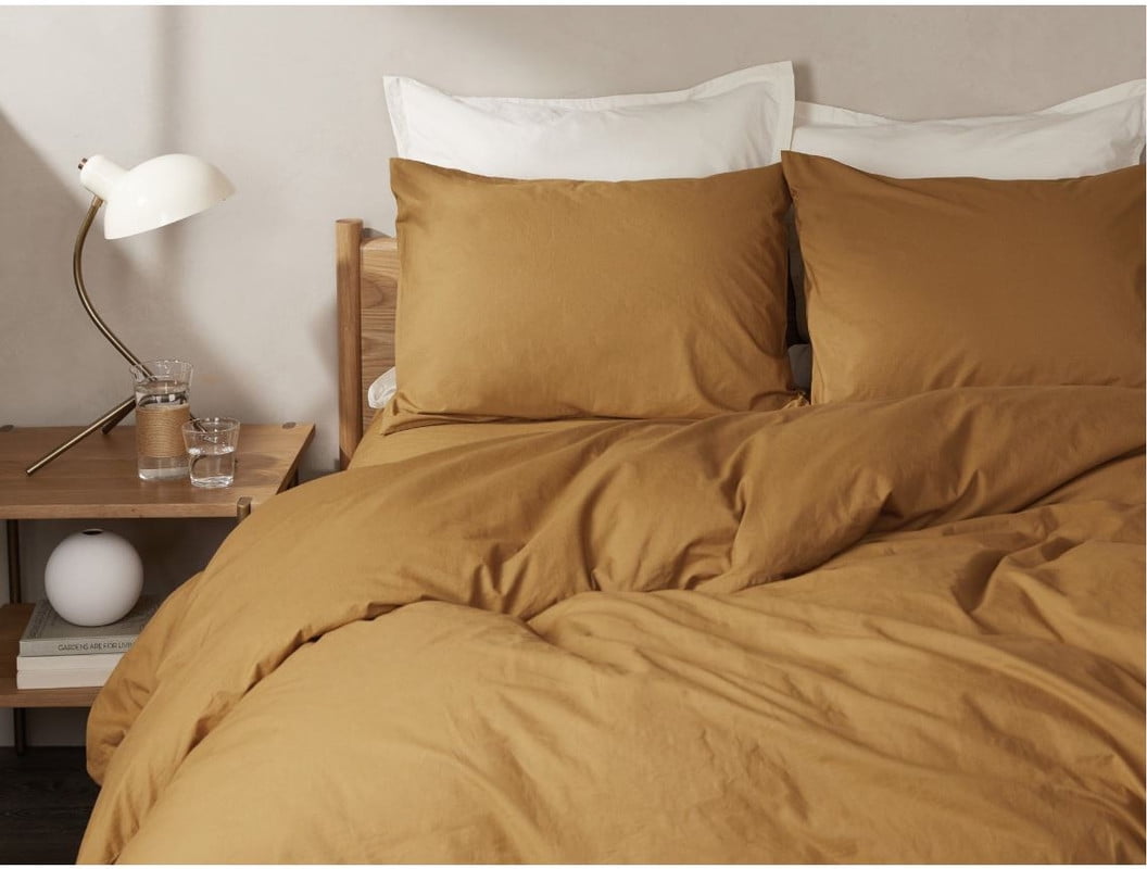 Pavish Export Cotton Bedding Set in Walnut. Duvet Cover and 2 ...